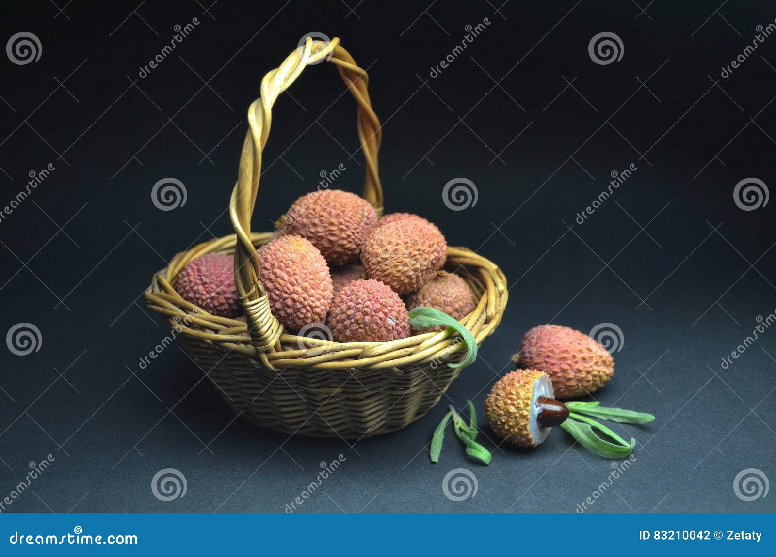 Fresh litchi fruits stock photo. Image of fruit, fresh - 83210042