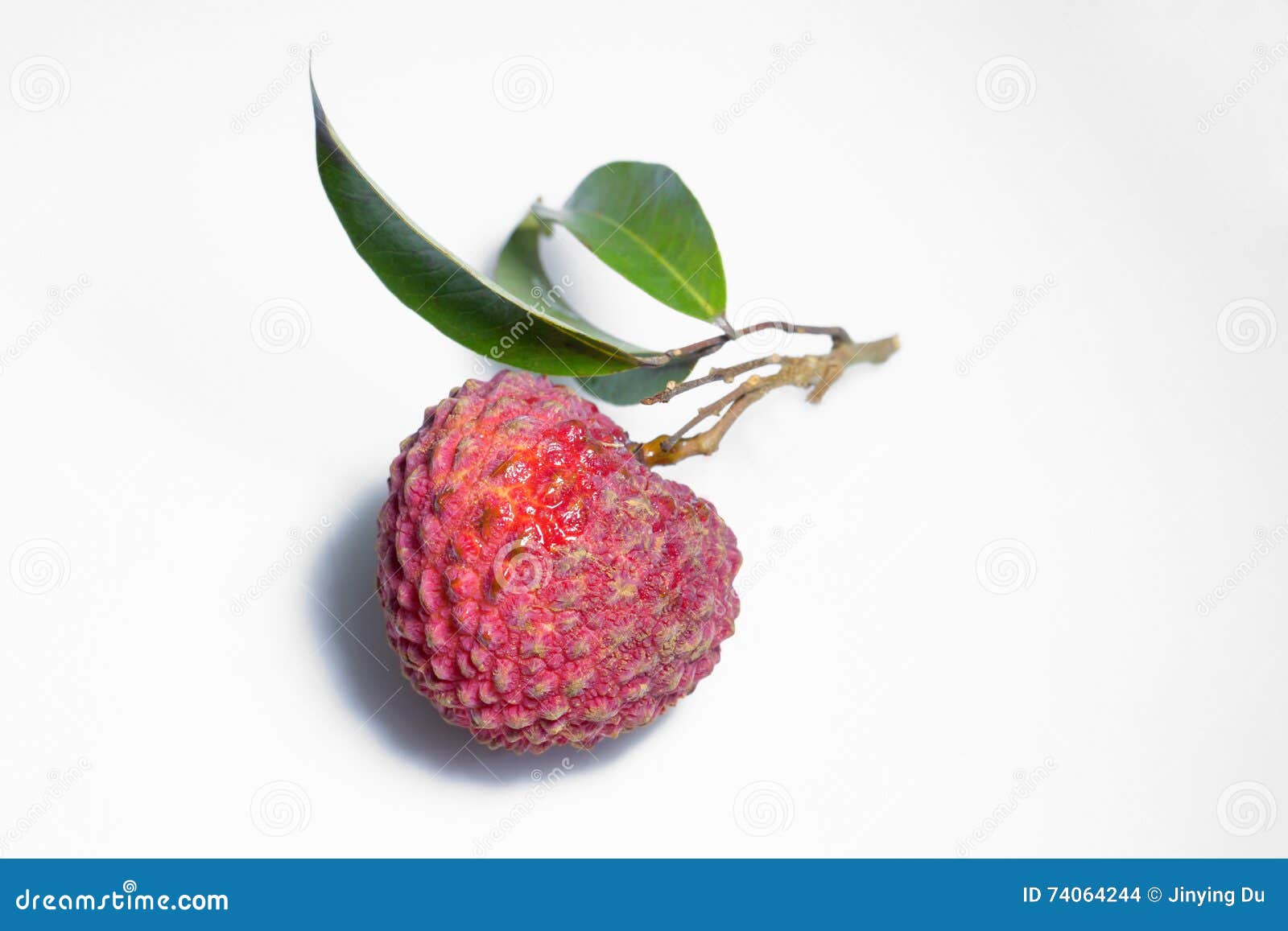 Fresh Litchi/lychee Isolated on White Background Stock Photo - Image of ...