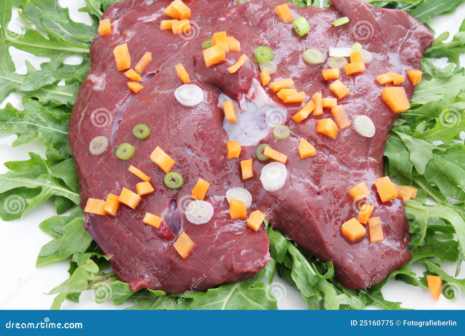 Fresh liver stock image. Image of cooking, pork, onions - 25160775