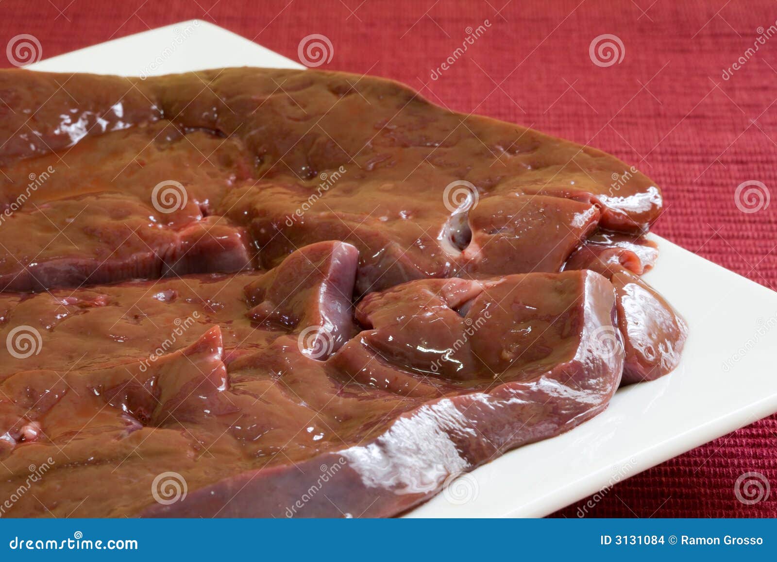 Fresh liver stock photo. Image of butcher, cellular, liver - 3131084