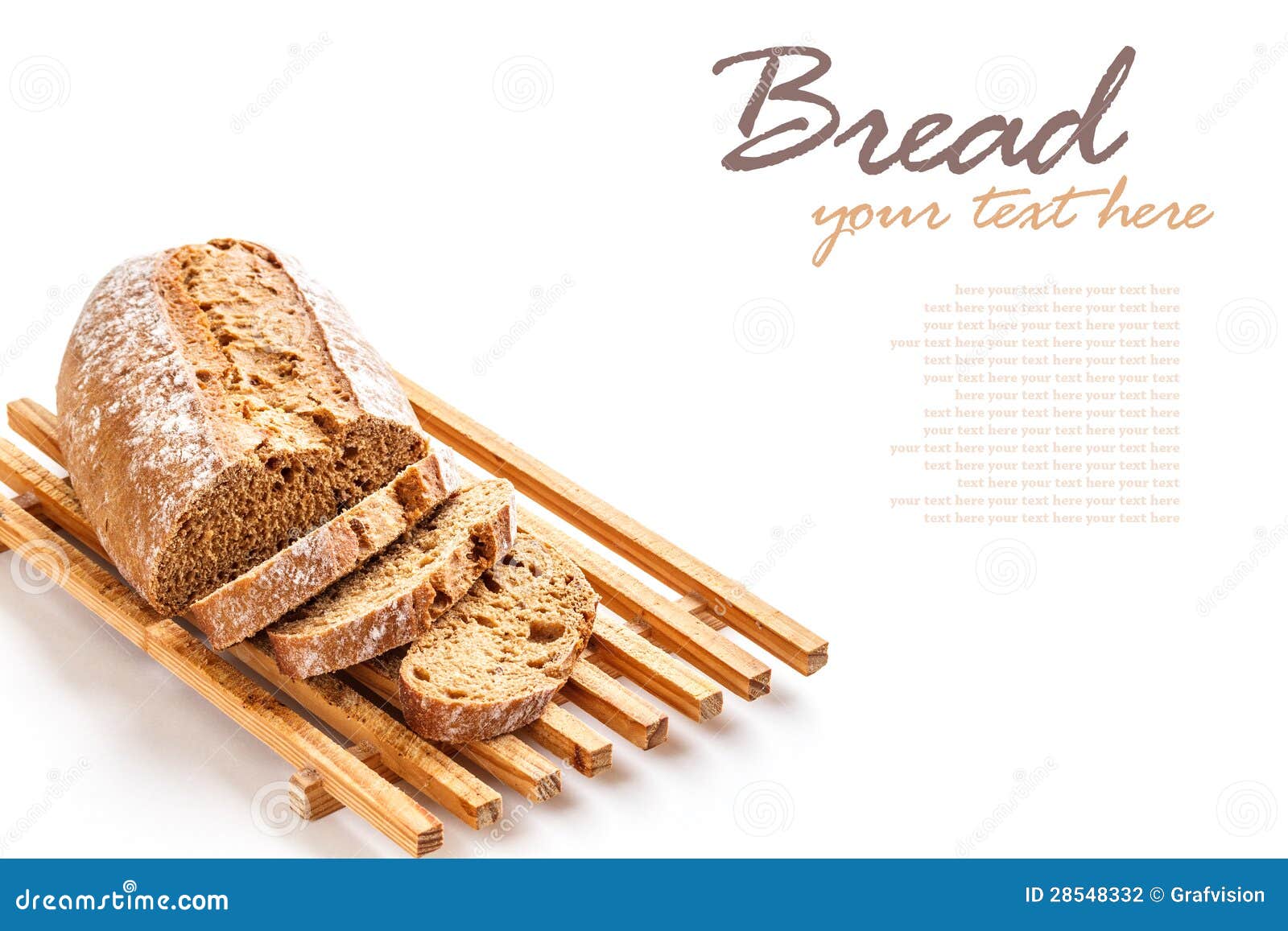 Fresh loaf of bread stock photo. Image of cereal, bake - 28548332