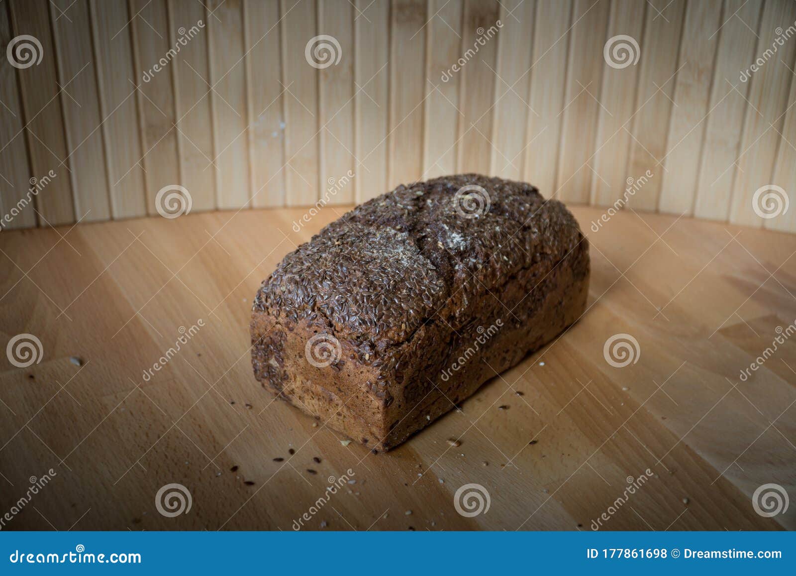 Fresh Loaf of Bread stock photo. Image of breakfast - 177861698