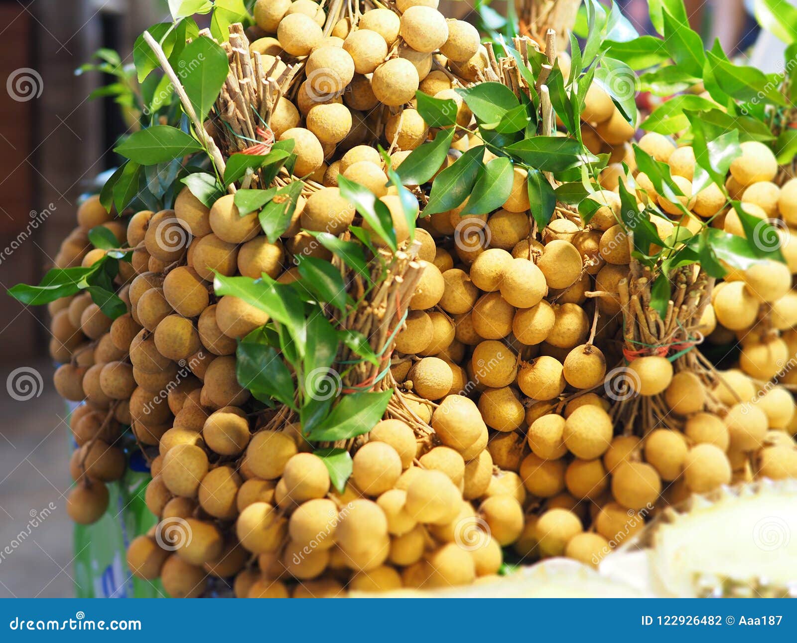 Fresh Longan the Sweet Fruit Stock Photo - Image of longan, group ...
