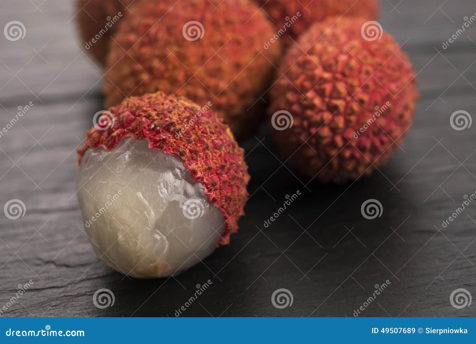 Fresh lychee stock image. Image of fruit, chinese, healthy - 49507689