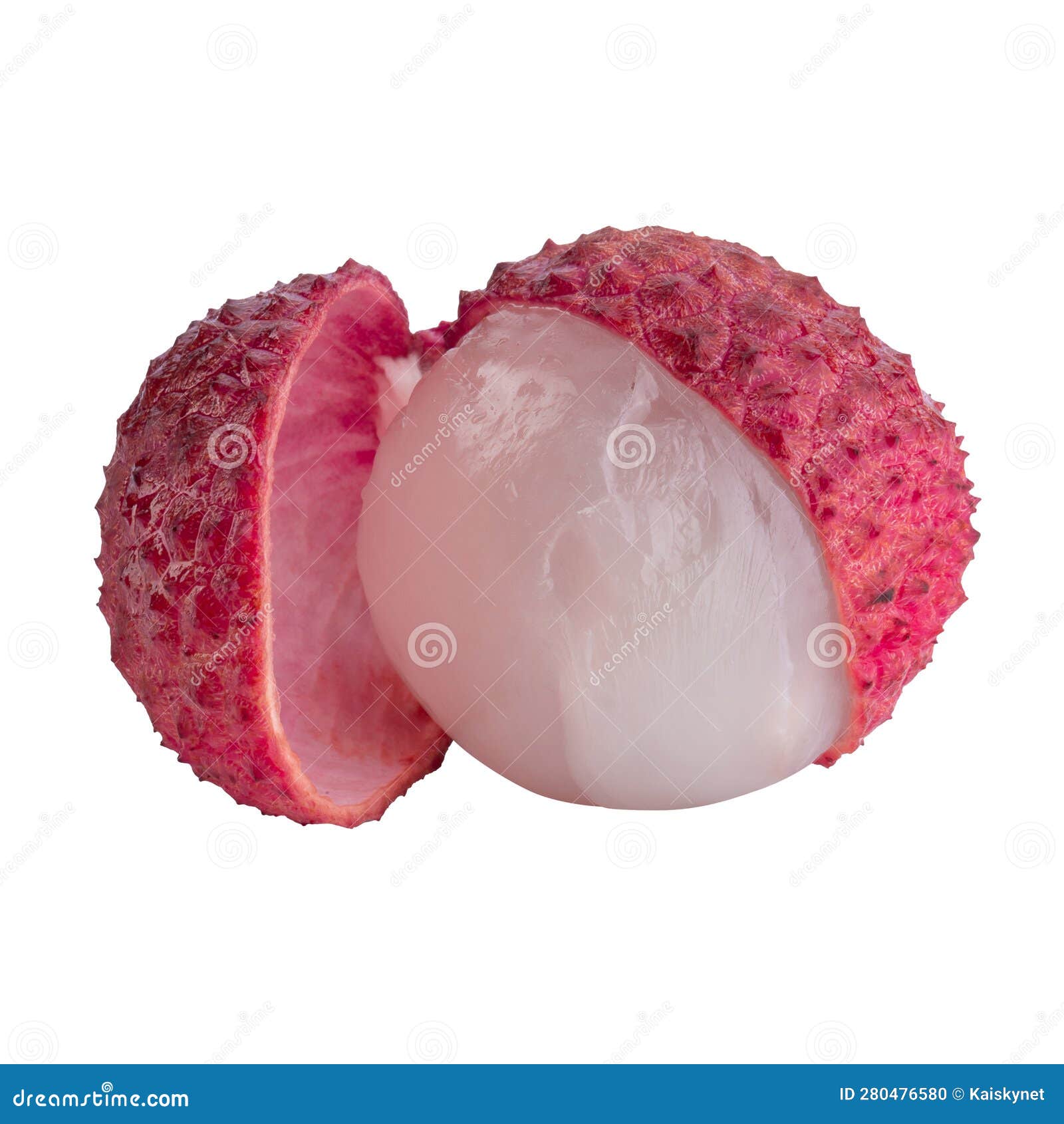 Fresh Lychee or Litchi Fruit Isolated on White Background, PNG Stock ...