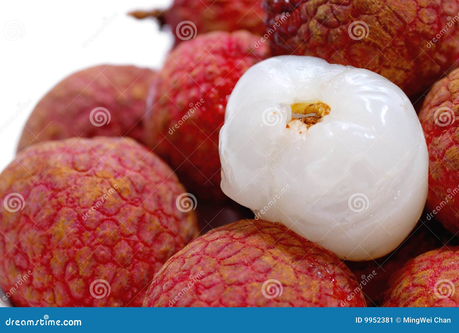 Fresh Lychee Series 02 stock image. Image of health, fruit - 9952381