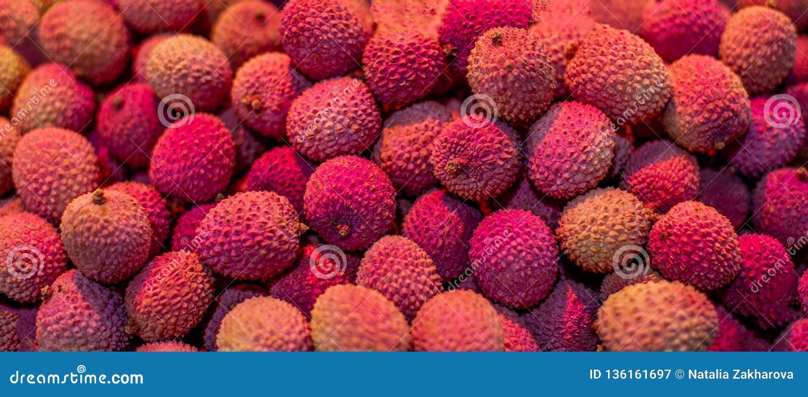 Fresh Lychees Background. Lychee Fruit Texture Stock Image - Image of ...