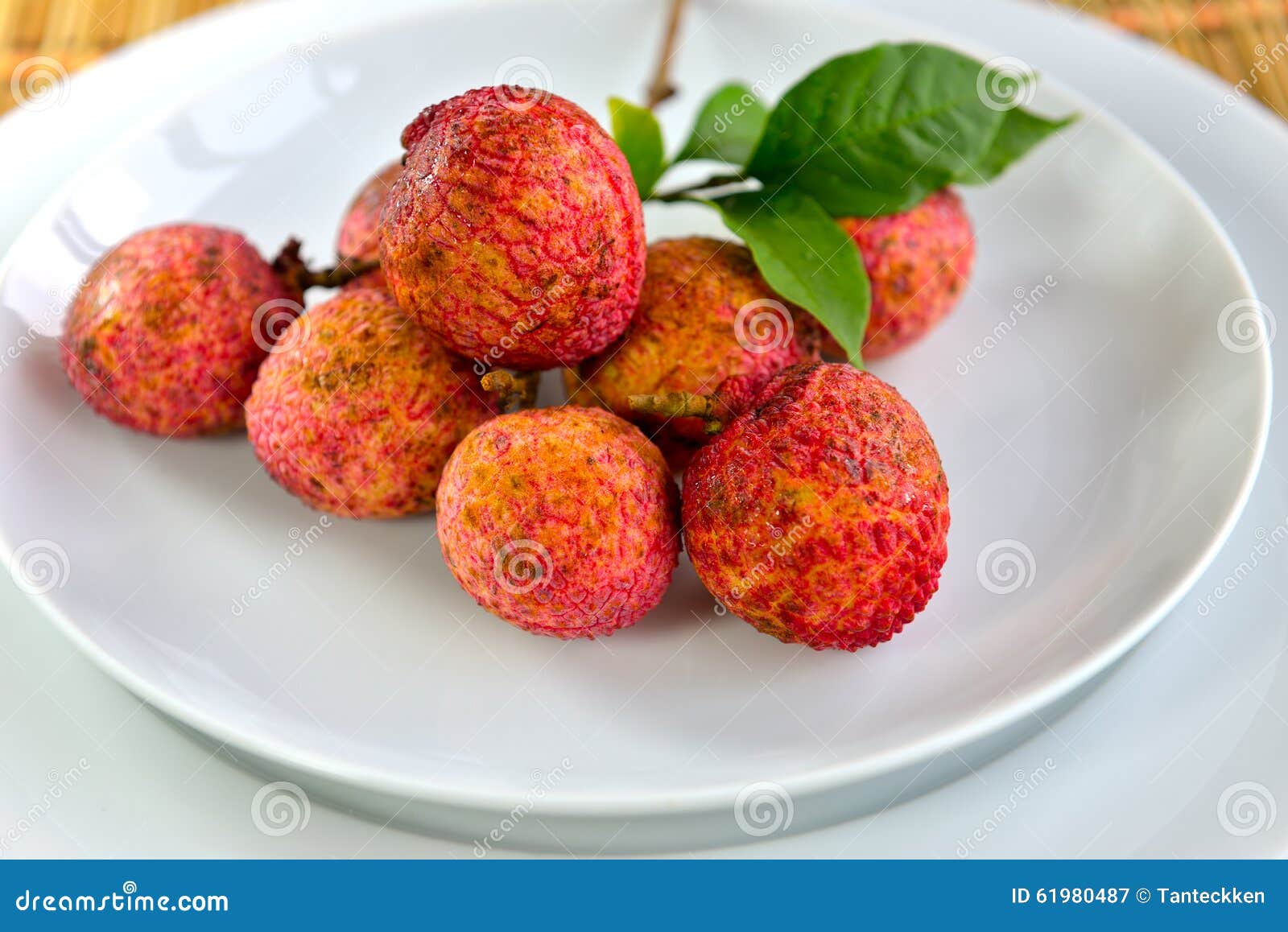 Fresh lychees stock image. Image of china, litchee, background - 61980487