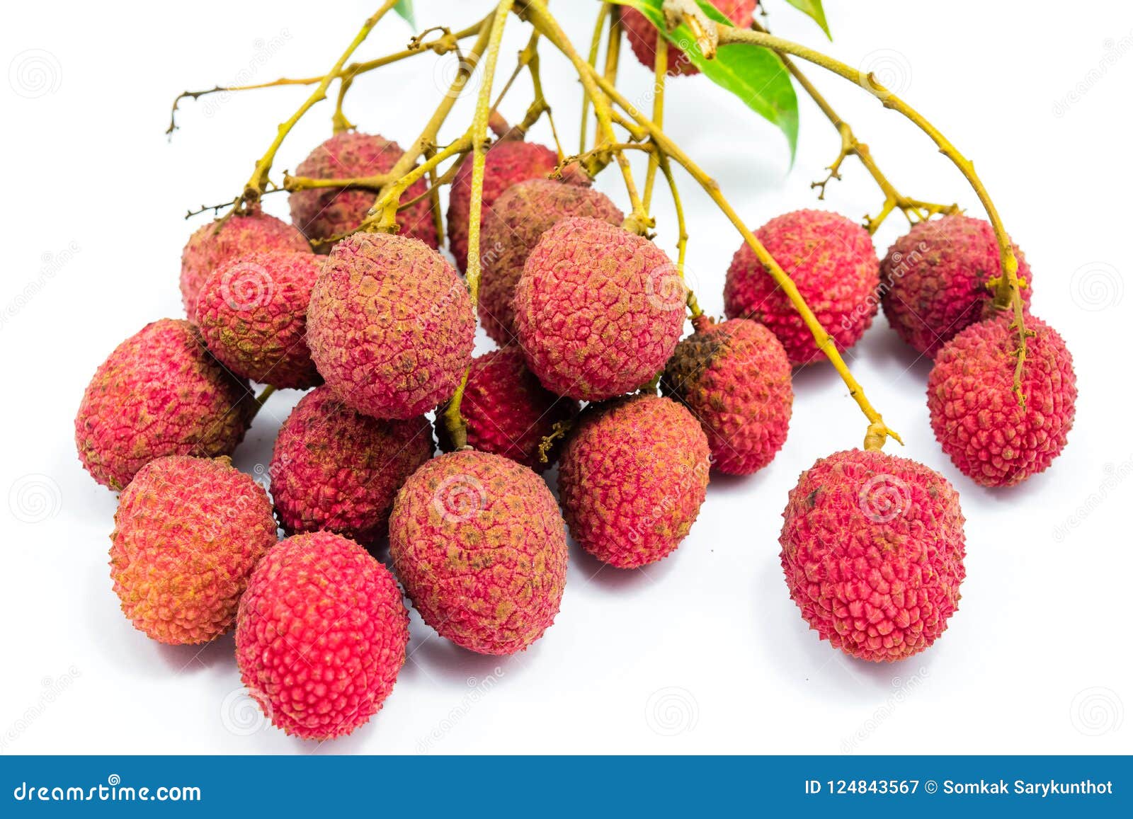 Fresh lychees fruit stock image. Image of juicy, juice - 124843567