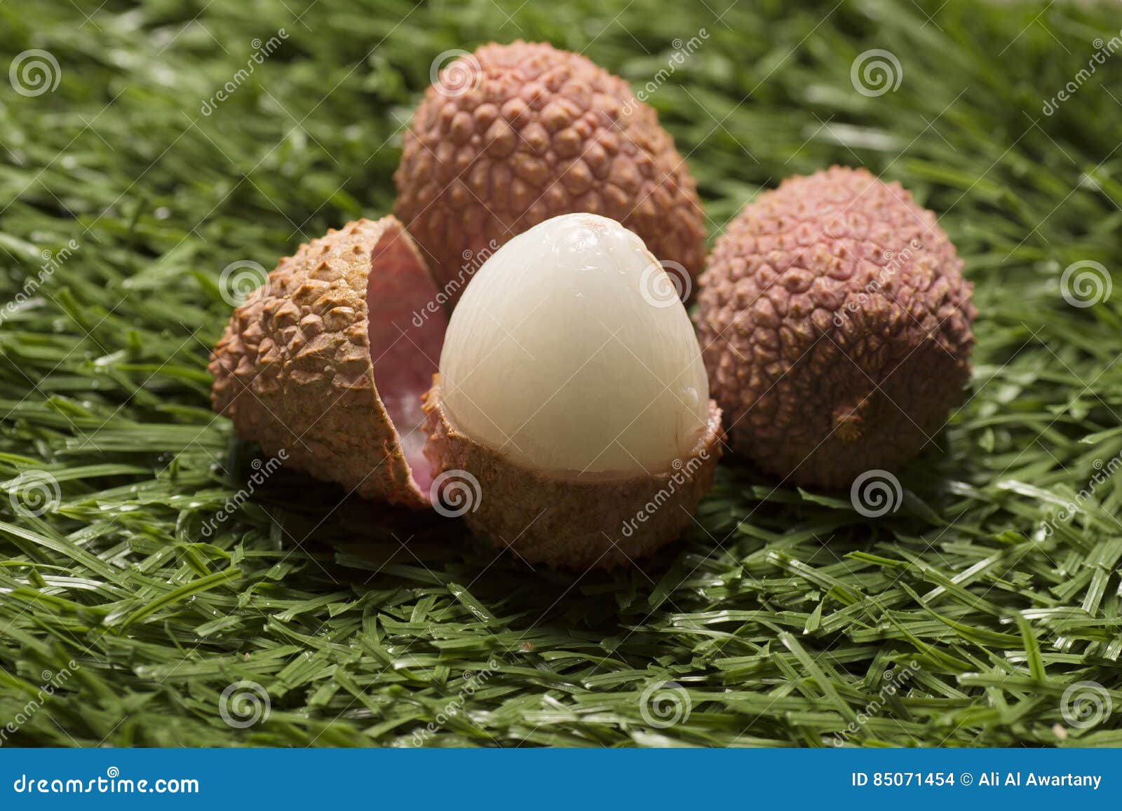 Fresh Lychees Grass Background Stock Photos - Free & Royalty-Free Stock ...