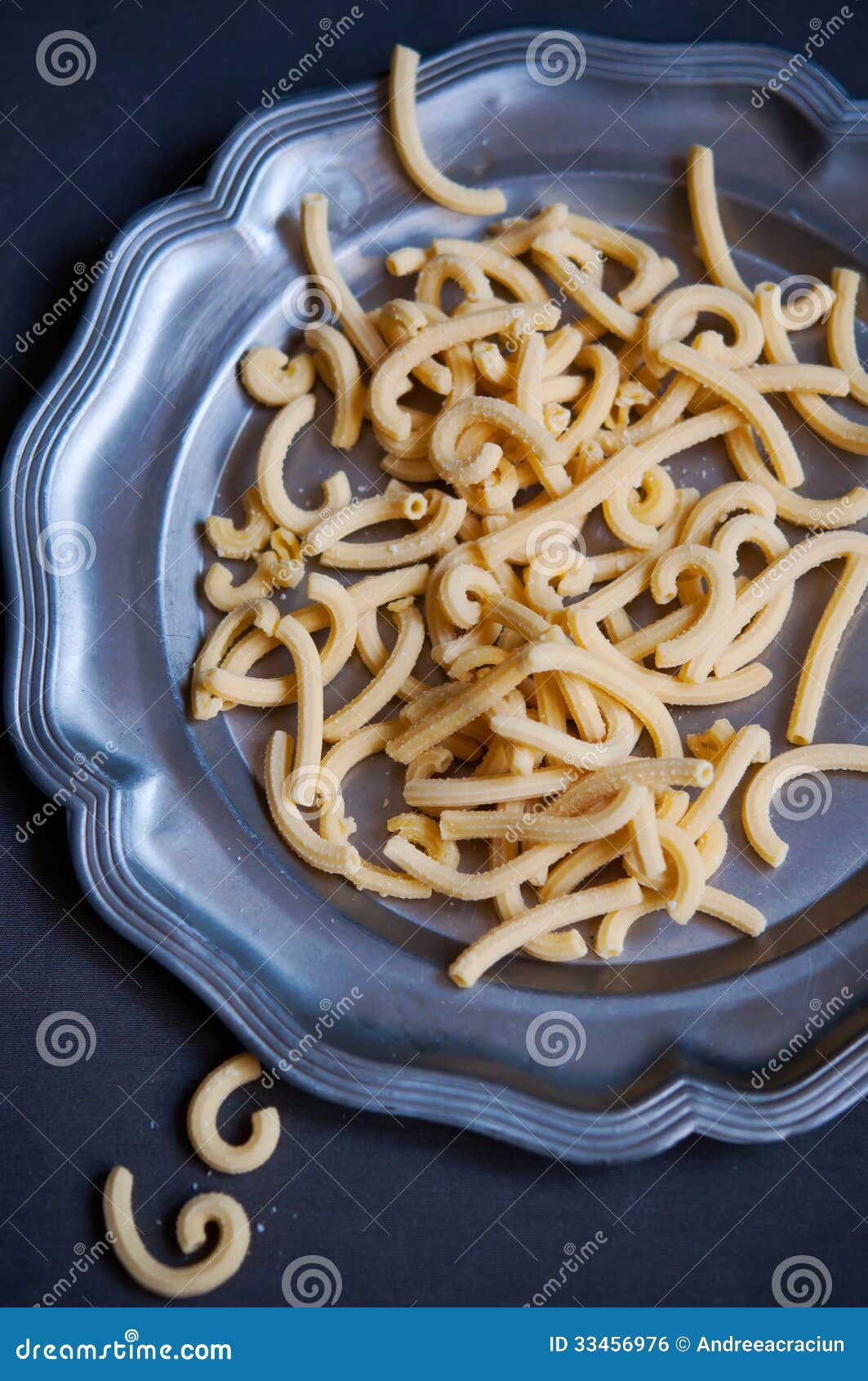 Fresh macaroni pasta stock photo. Image of noodle, natural - 33456976