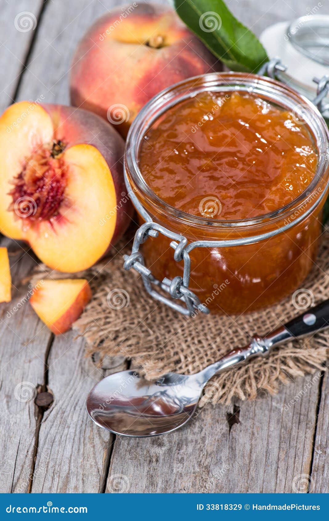Fresh made Peach Jam stock image. Image of peach, vegetarian - 33818329