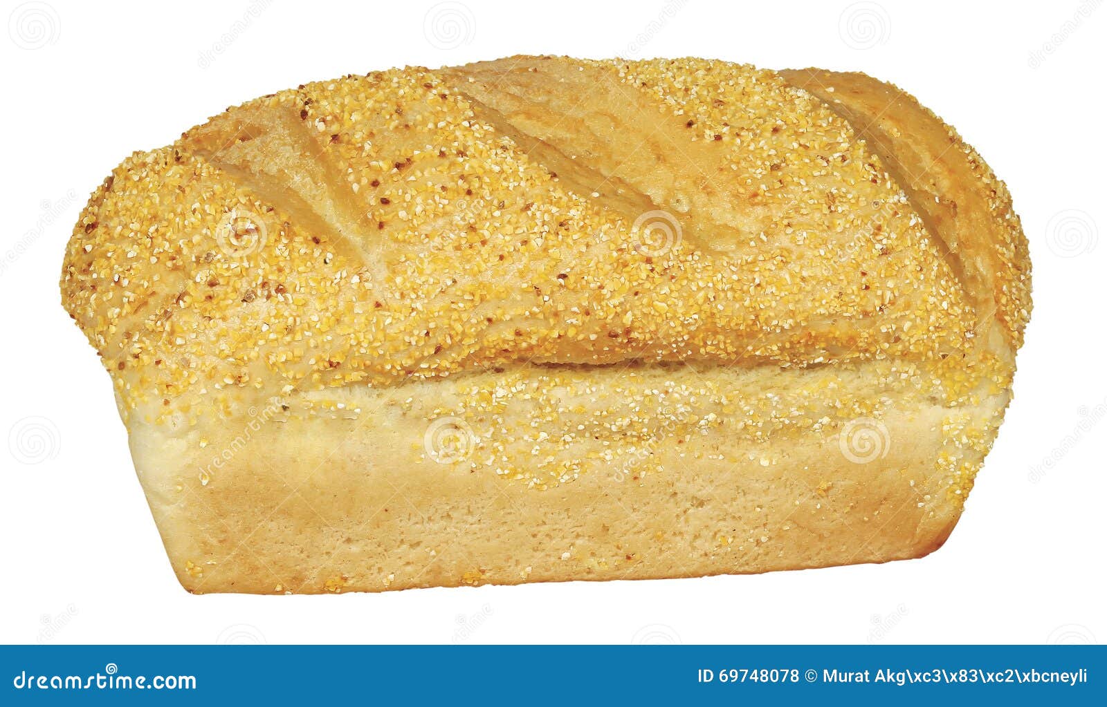 Fresh Maize Corn Bread Isolated on White Stock Photo - Image of natural ...