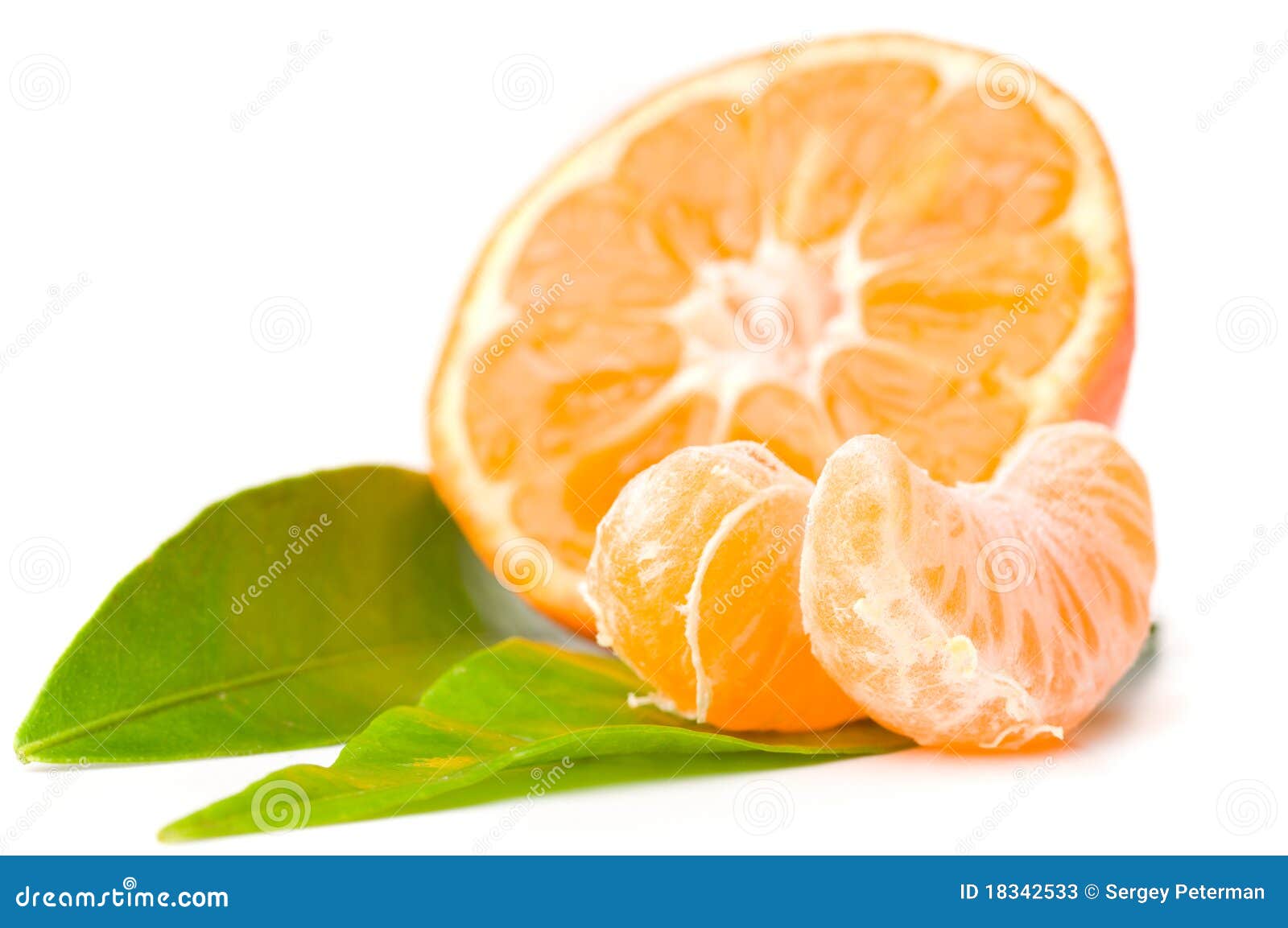 Fresh mandarin stock image. Image of juicy, objects, foliage - 18342533