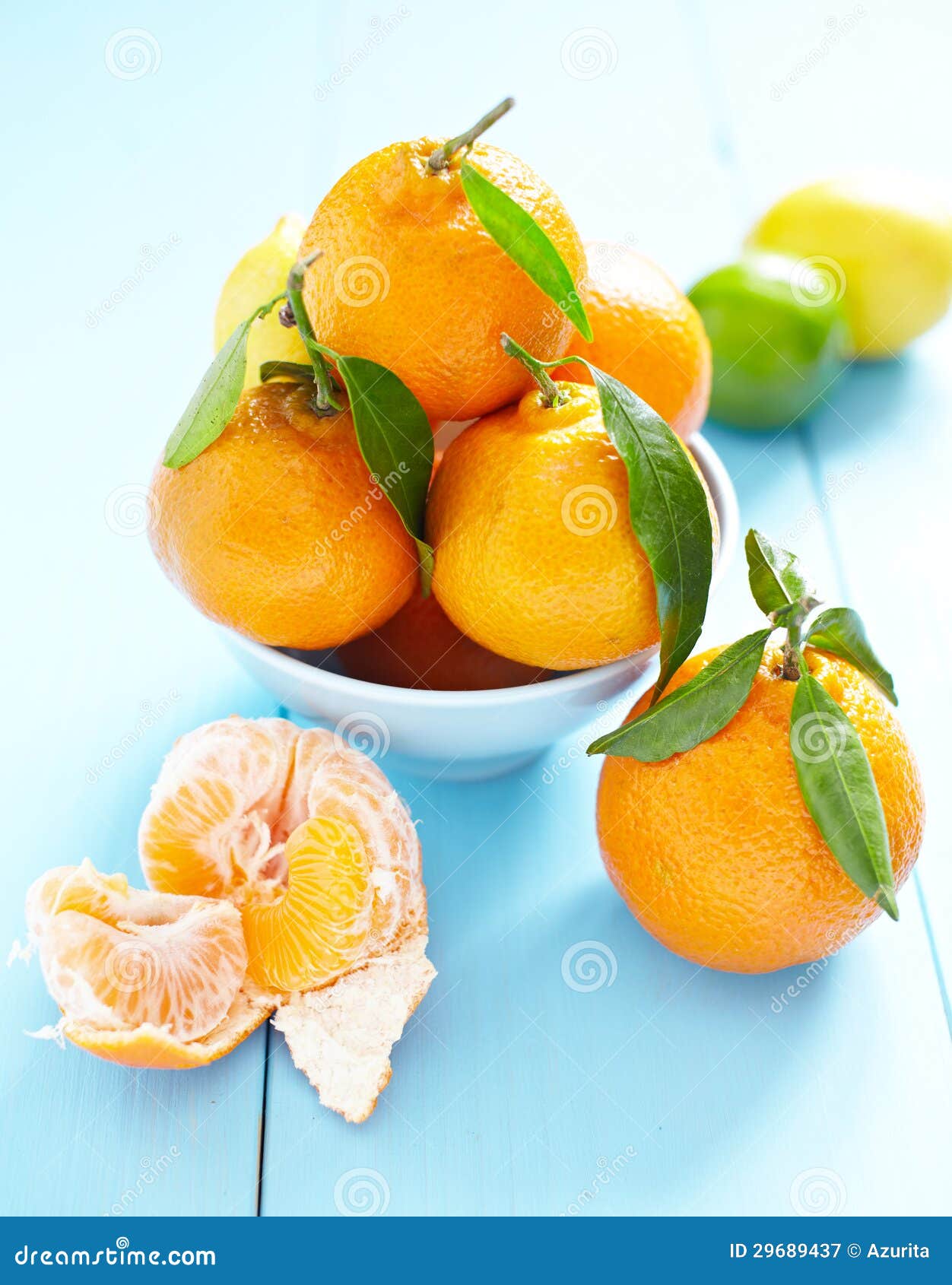 Fresh mandarins stock image. Image of organic, closeup - 29689437