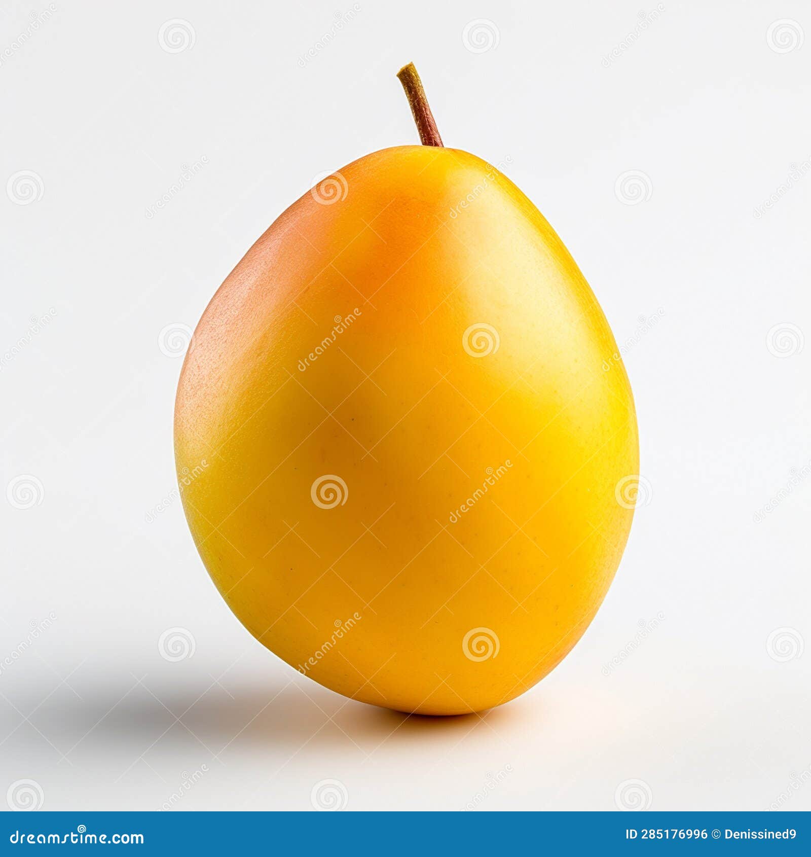 Fresh Mango with Drops of Water Stock Illustration - Illustration of ...