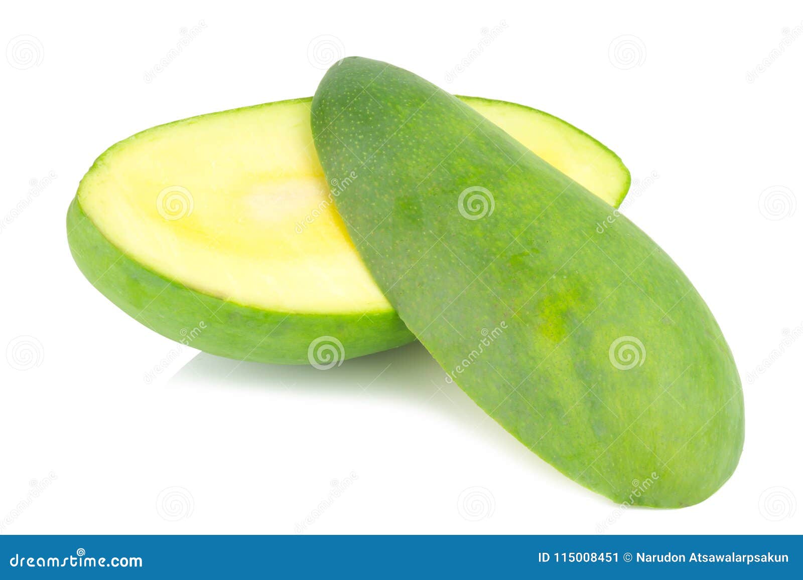 Fresh Mango Isolated on White Background Stock Image - Image of juicy ...