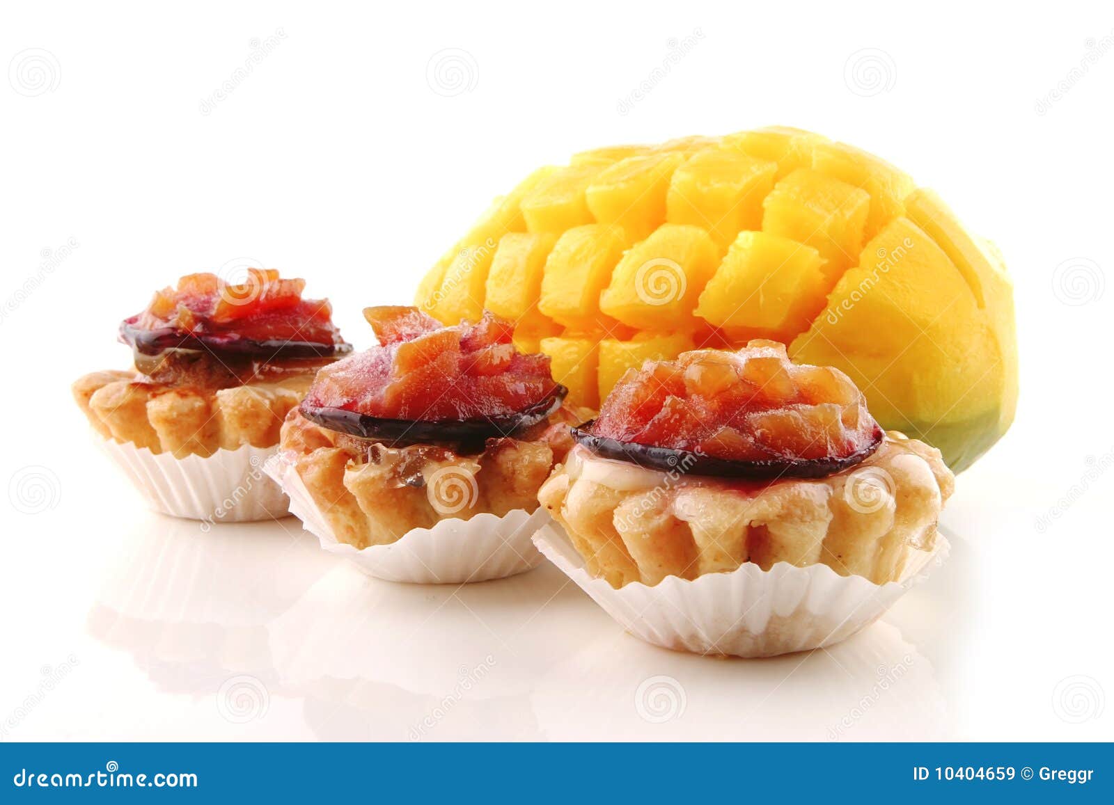 Fresh Mango and Small Cakes Stock Image - Image of juice, fruit: 10404659