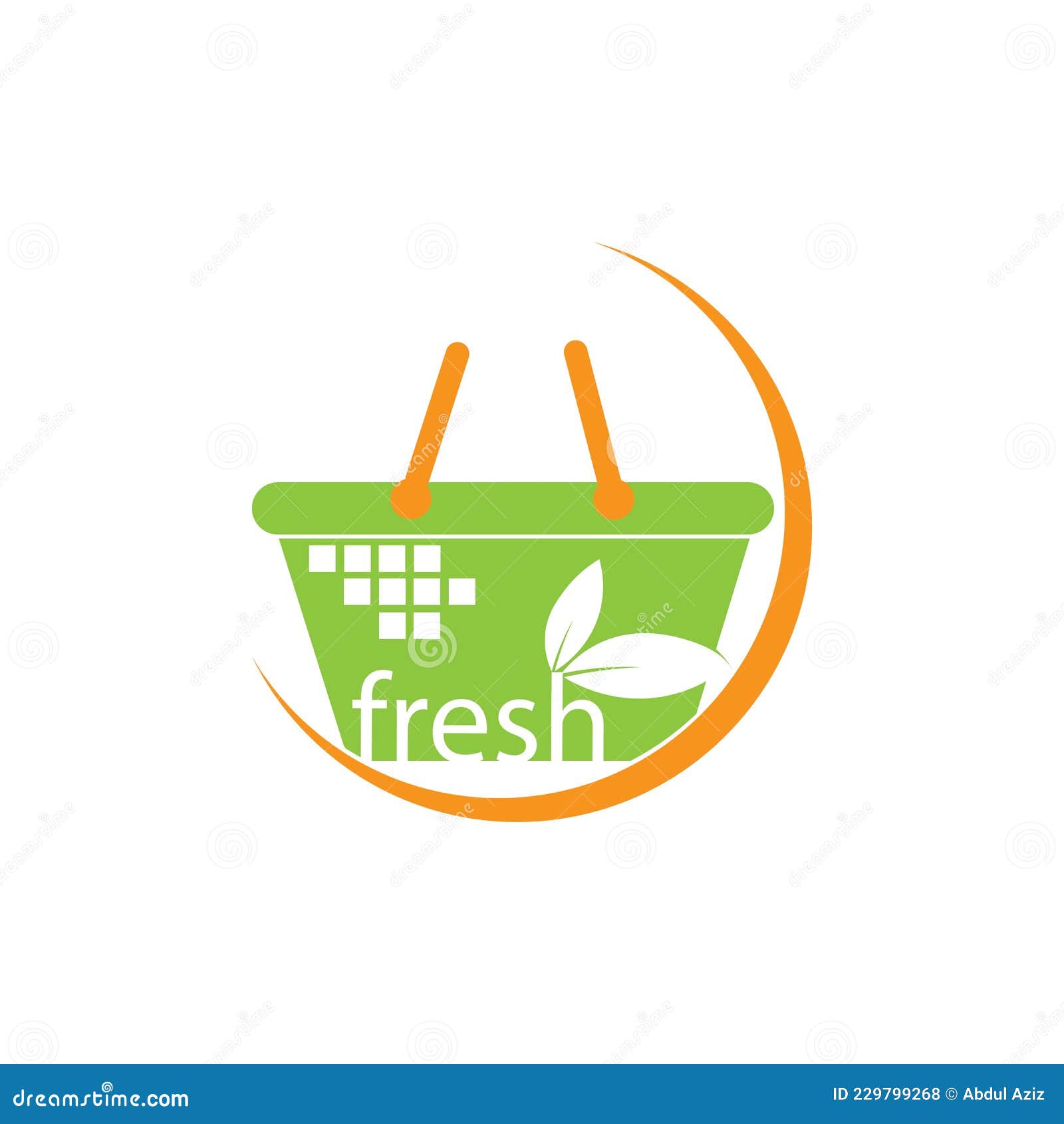 Fresh Mart Icon Logo Vector Stock Vector - Illustration of food, fresh ...