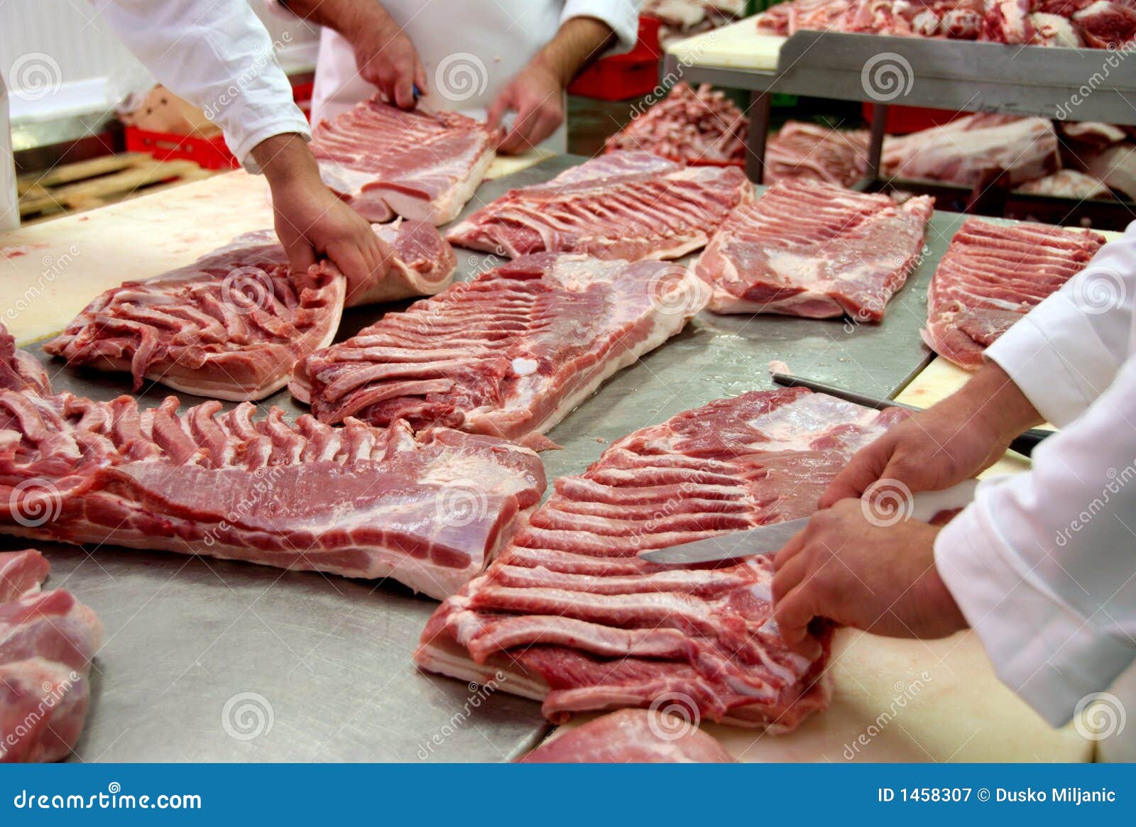 Fresh meat 4 stock image. Image of shank, chops, pork - 1458307