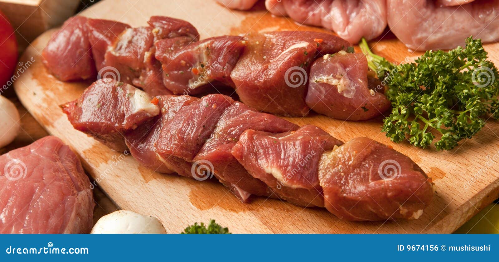 Fresh meat stock photo. Image of stake, meat, slice, freshness - 9674156