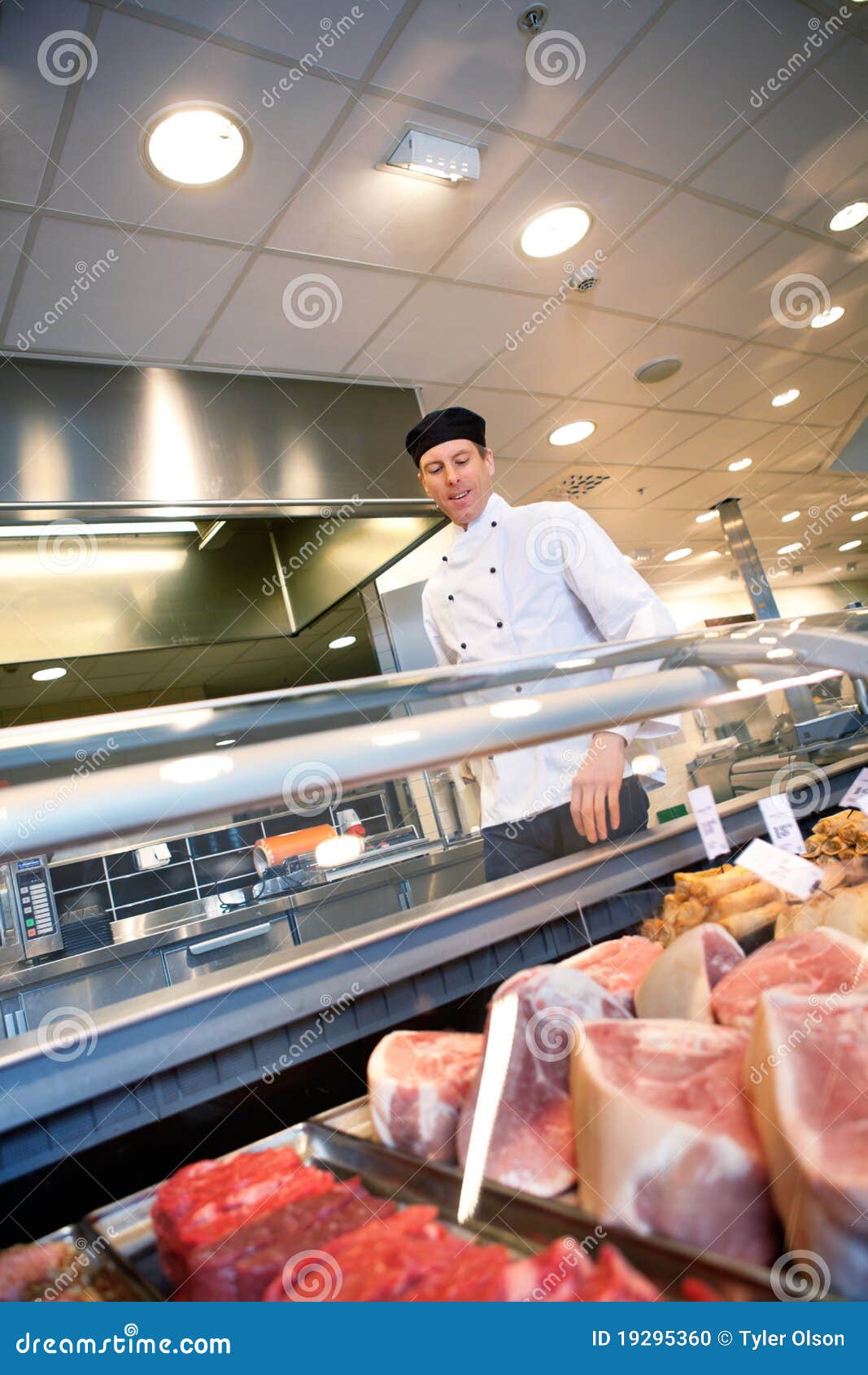 Fresh Meat Counter stock photo. Image of lamb, profession - 19295360