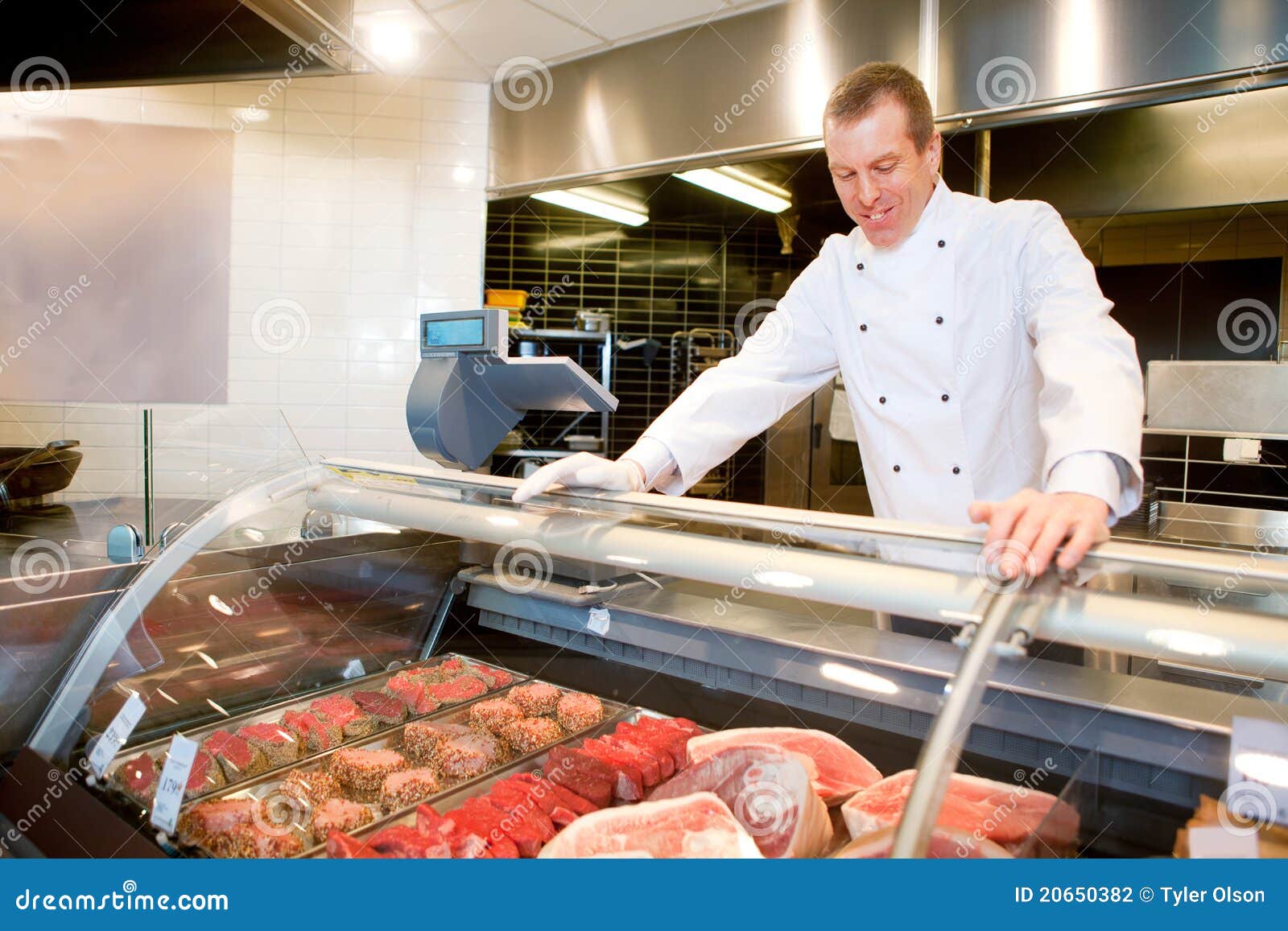 Fresh Meat Counter stock photo. Image of pork, business - 20650382