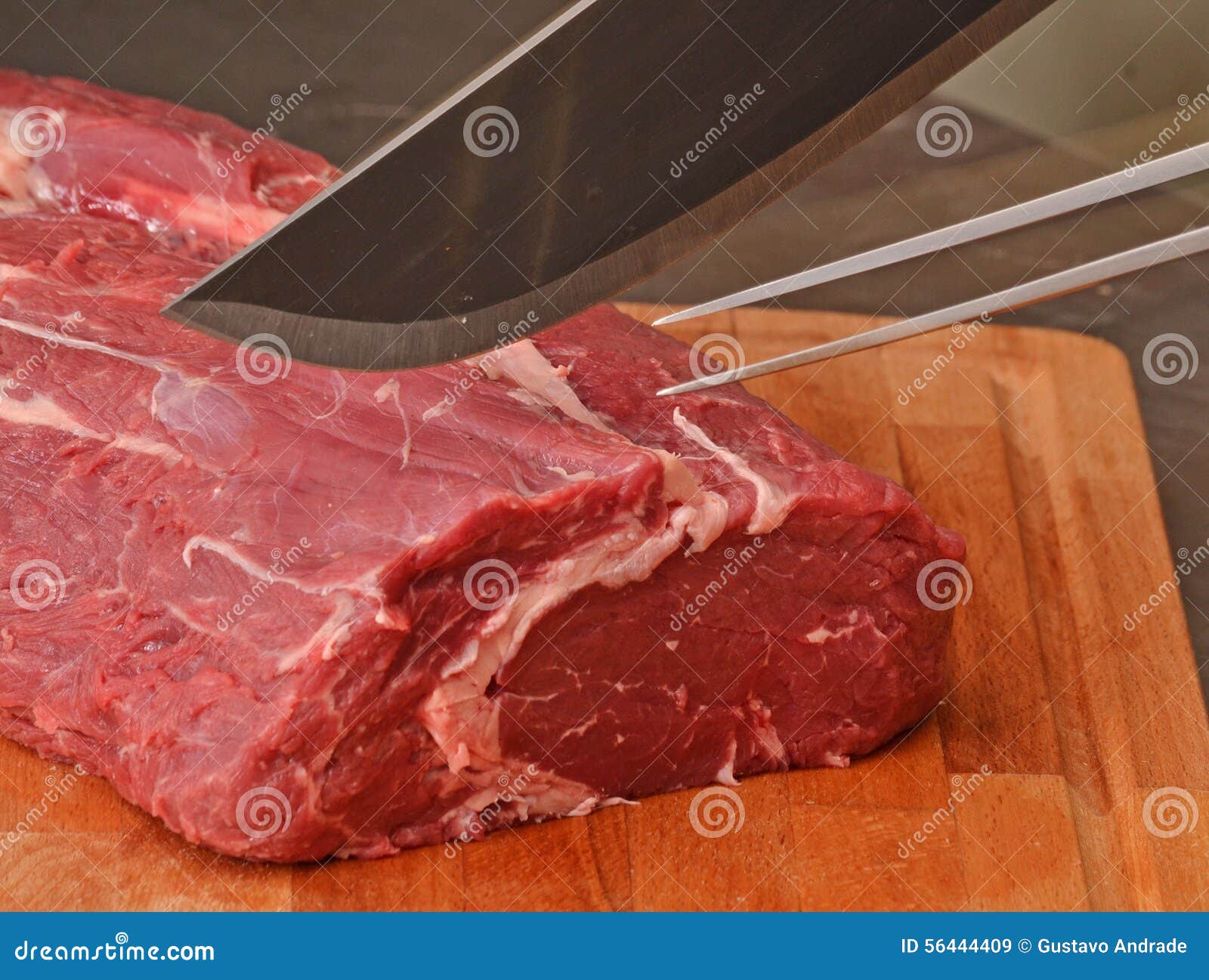 Fresh meat stock image. Image of meat, market, chopper - 56444409