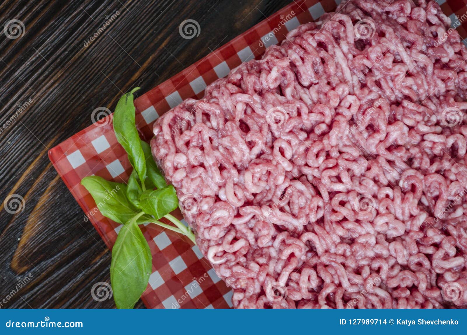 Fresh Meat Ground in Minced Meat Stock Photo - Image of beef, black ...