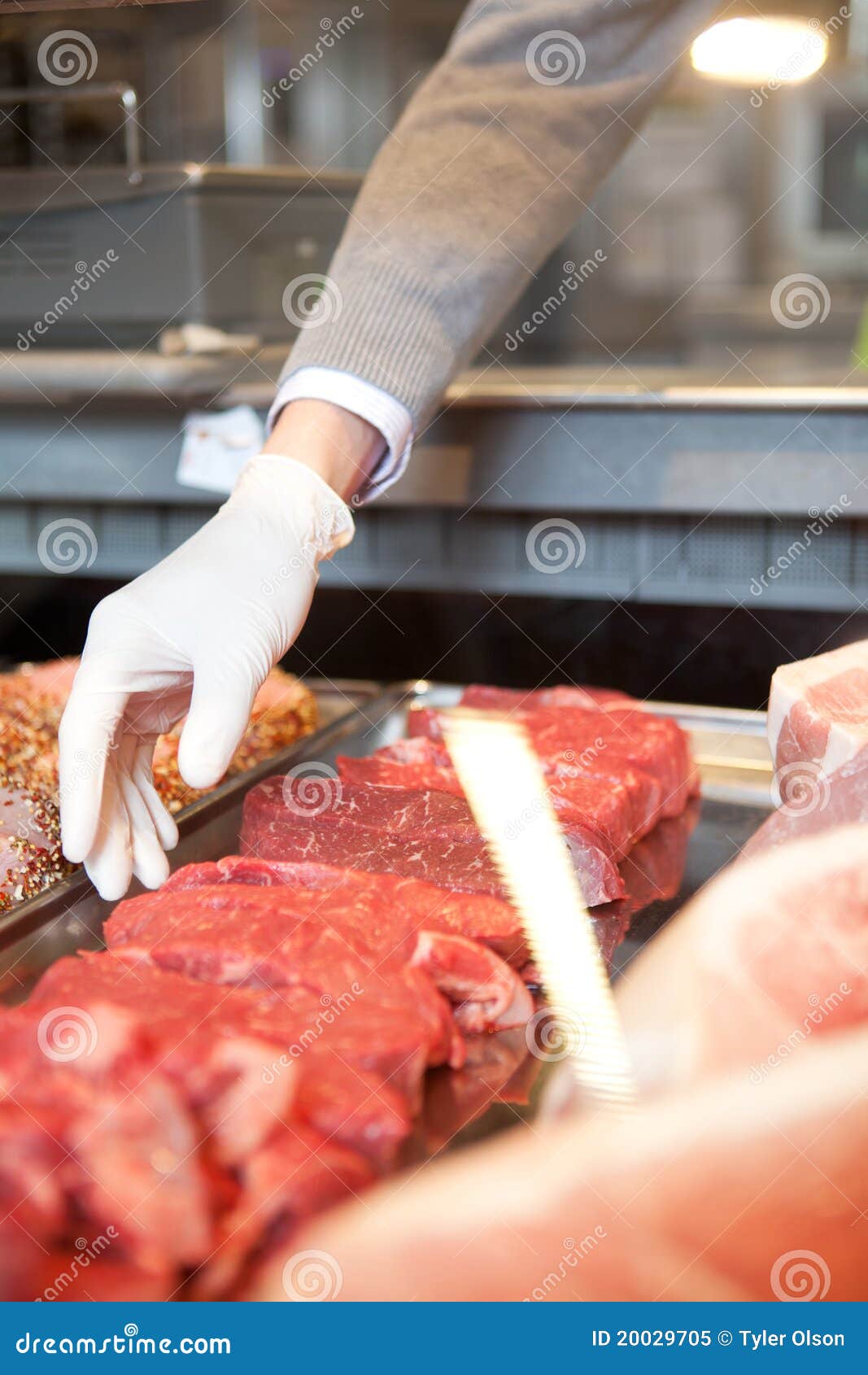 Fresh Meat Purchase stock image. Image of offer, local - 20029705