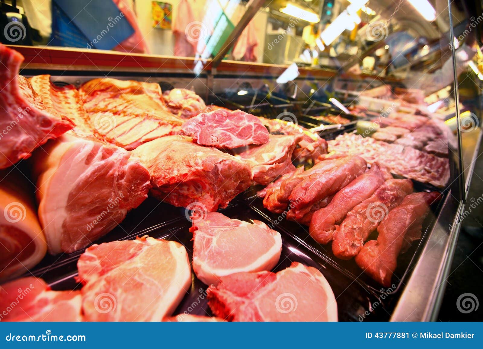 Fresh Meat Purchase stock image. Image of hand, butchery - 43777881