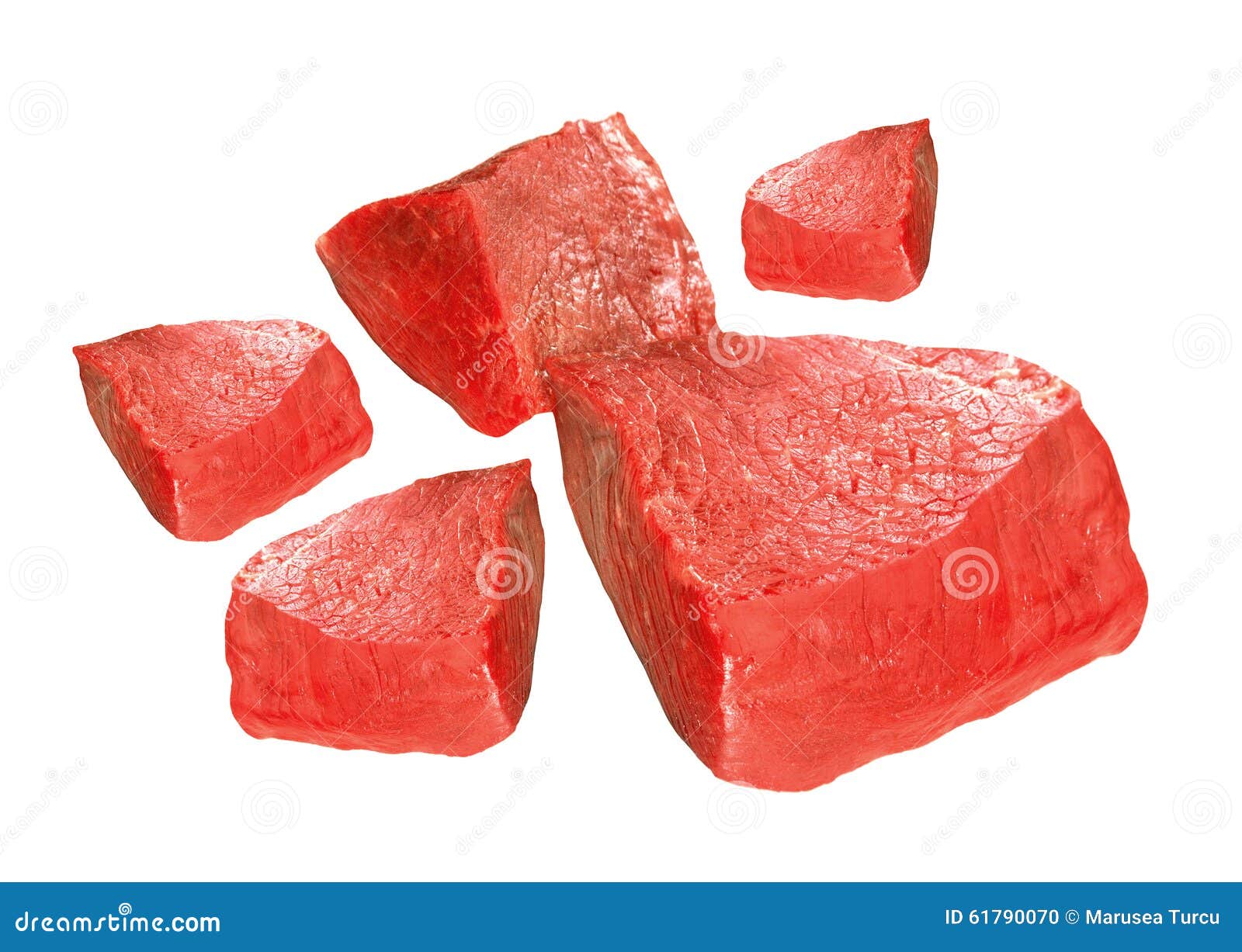 Fresh meat on slice stock photo. Image of dish, blood - 61790070