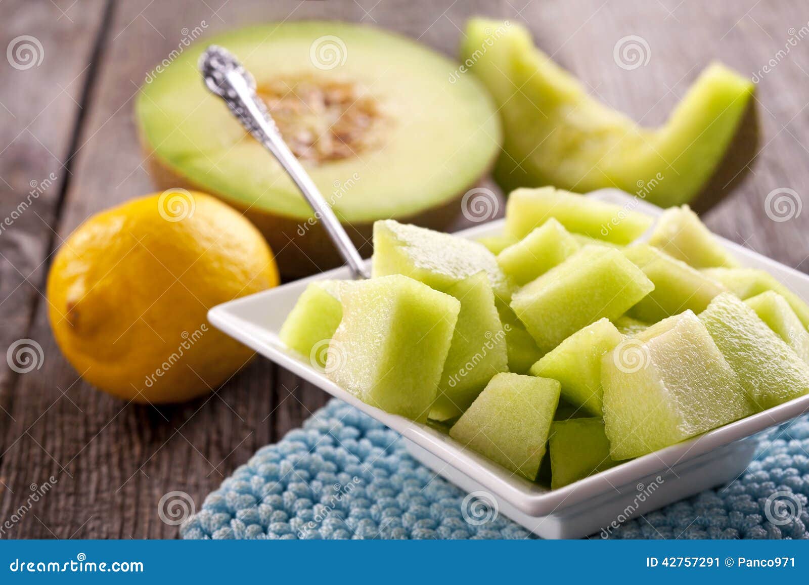 Fresh melon for breakfast stock image. Image of berry - 42757291