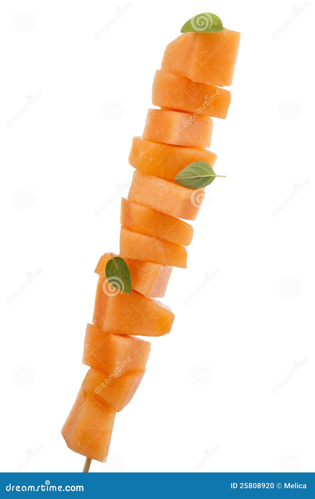 Fresh melon cubes stock photo. Image of fresh, healthy - 25808920