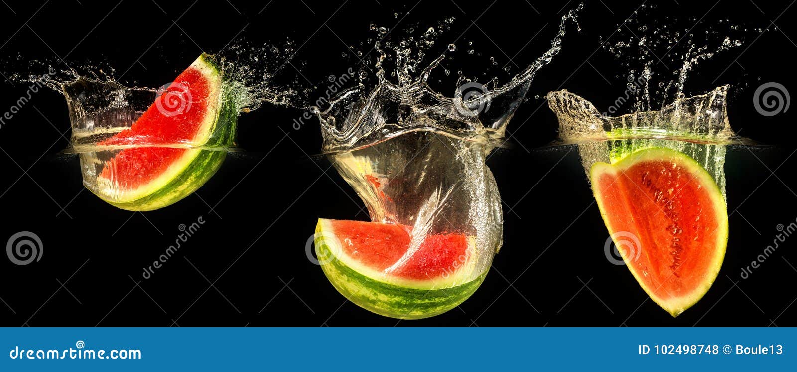 Fresh Melon Falling in Water Stock Photo - Image of group, macro: 102498748