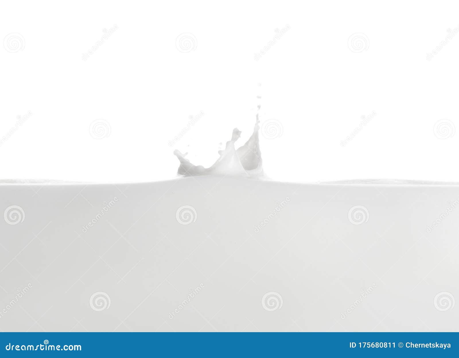 Fresh Milk with Splash Isolated on White Stock Image - Image of liquid ...