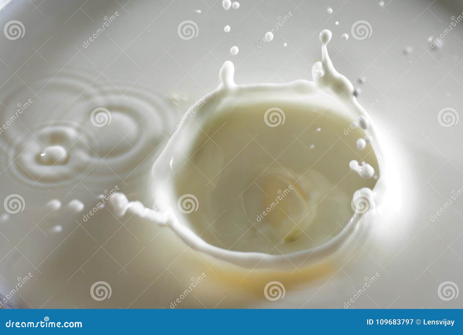 Milk splash with shadow stock image. Image of drink - 109683797