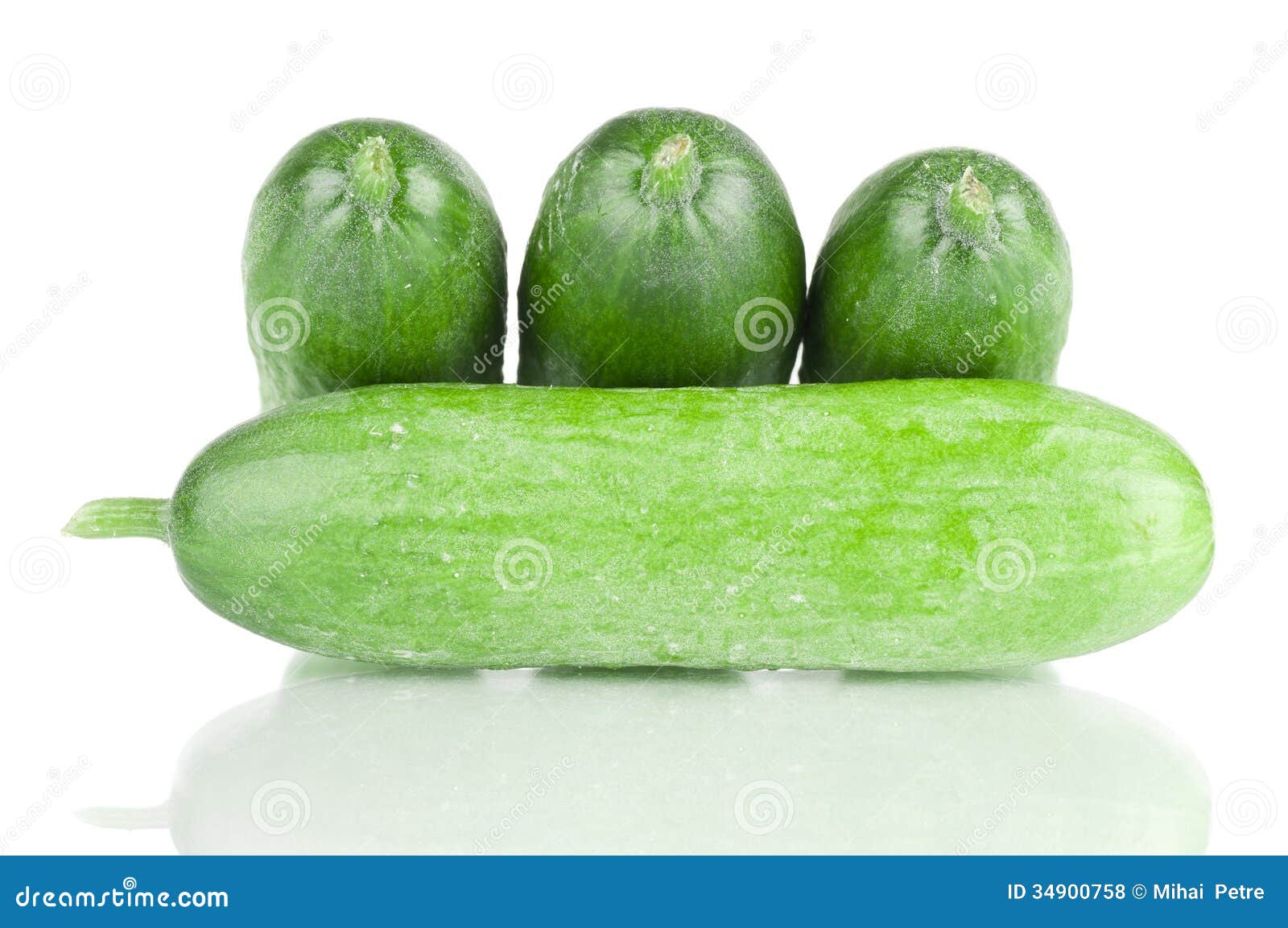 Fresh mini cucumbers stock photo. Image of health, vegetarian - 34900758