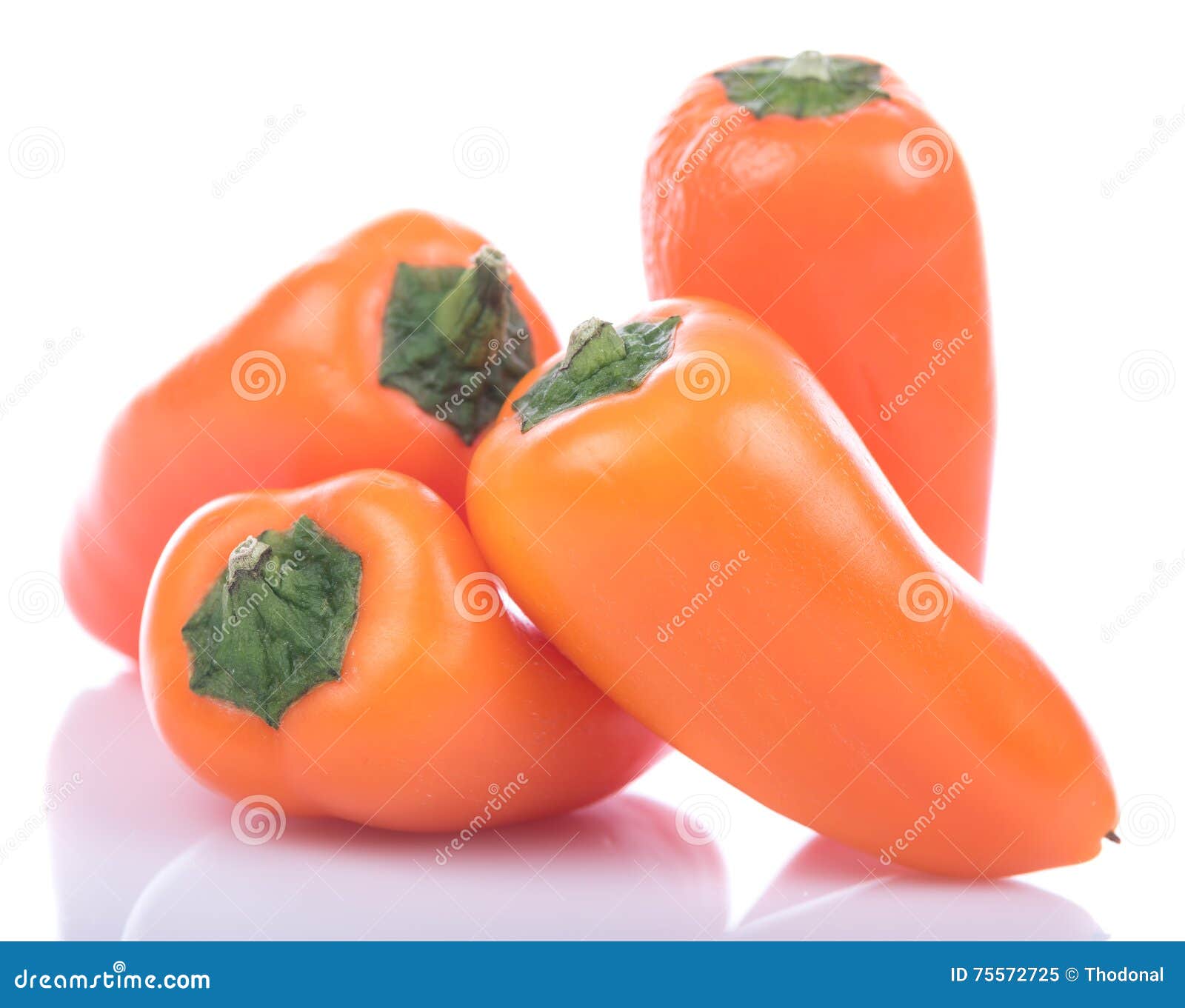 Fresh mini orange peppers stock image. Image of ingredient - 75572725