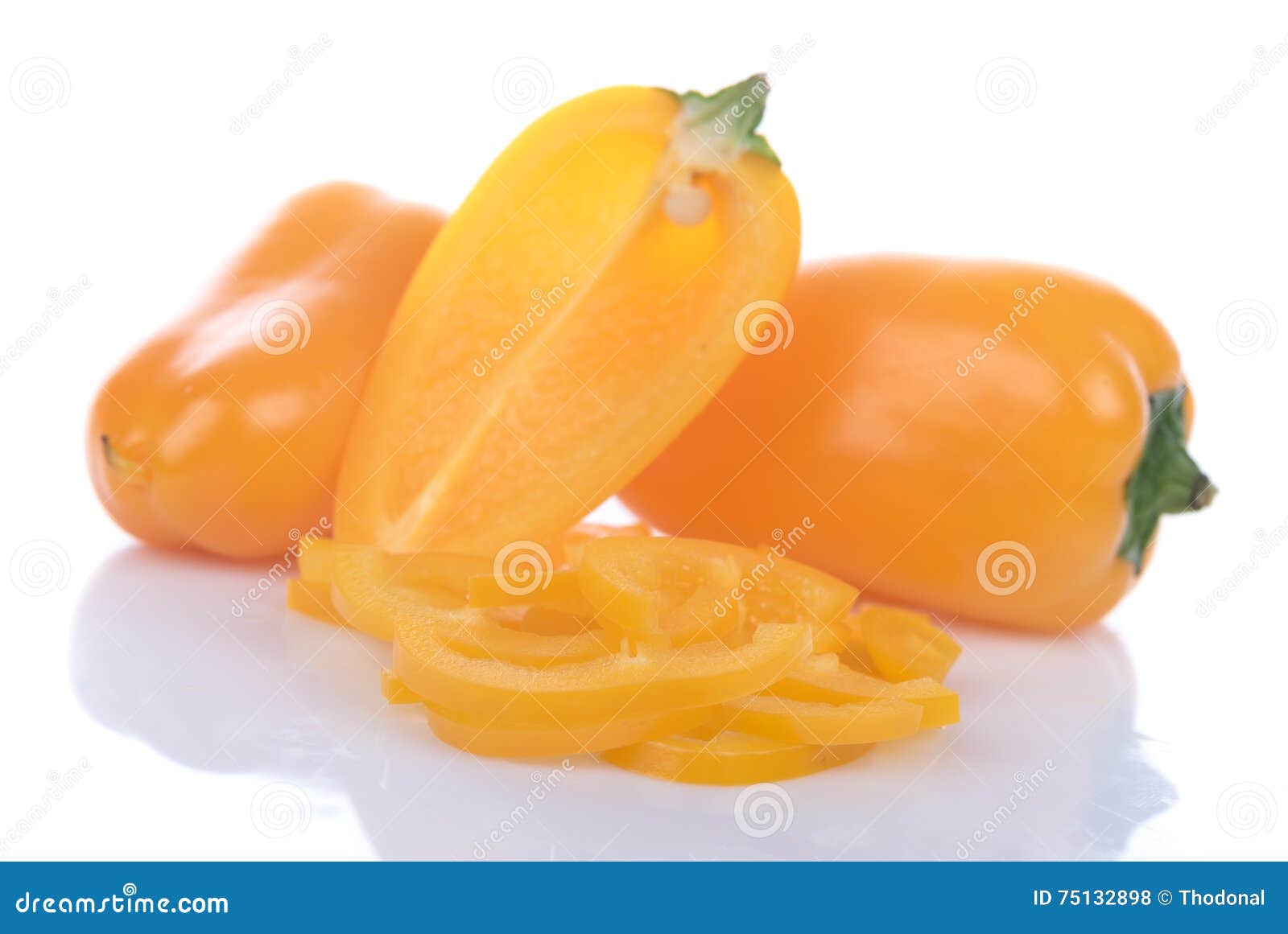 Fresh mini yellow peppers stock photo. Image of ingredient - 75132898