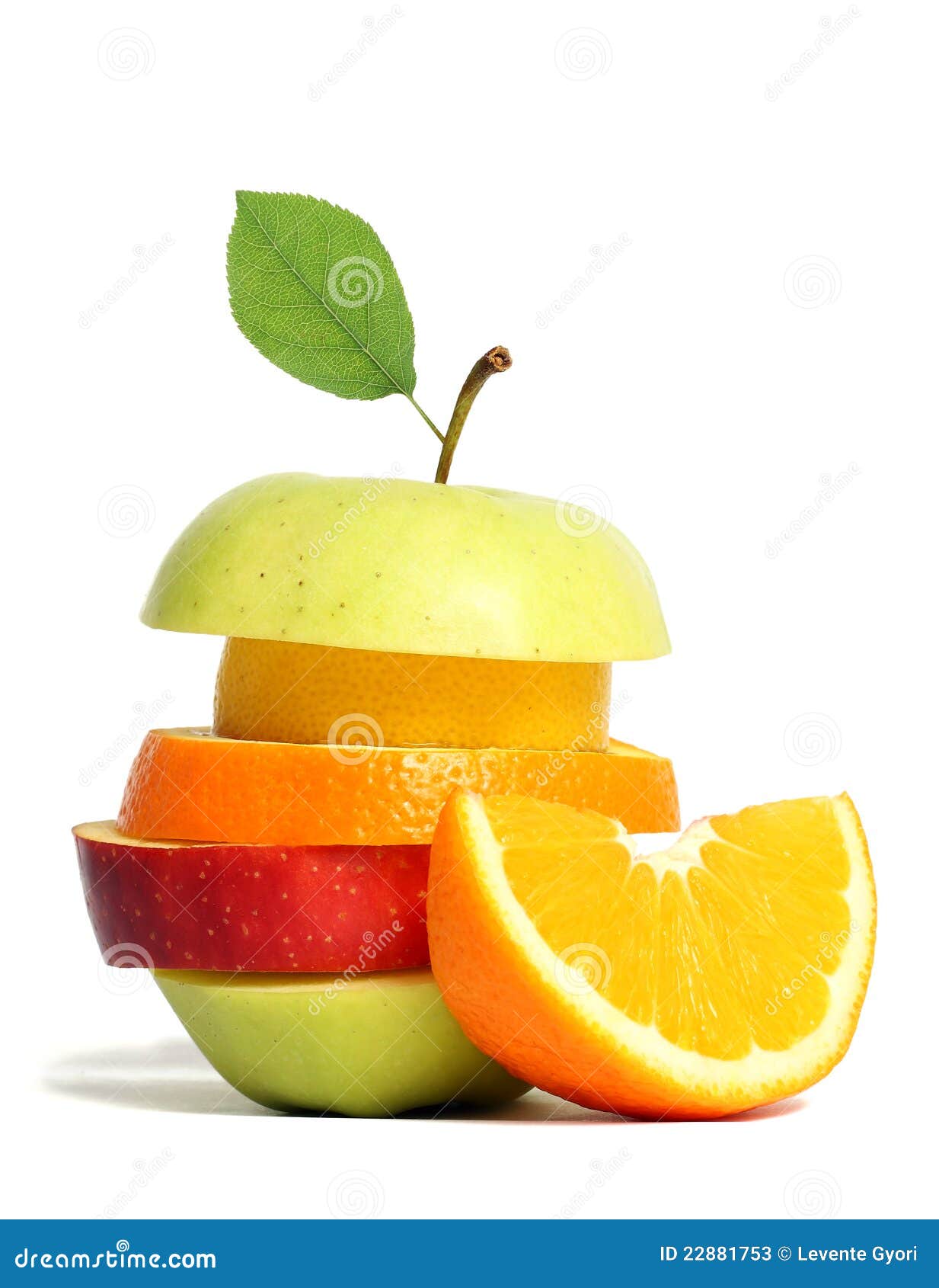 Fresh mixed fruit stock image. Image of grapes, leaves - 22881753