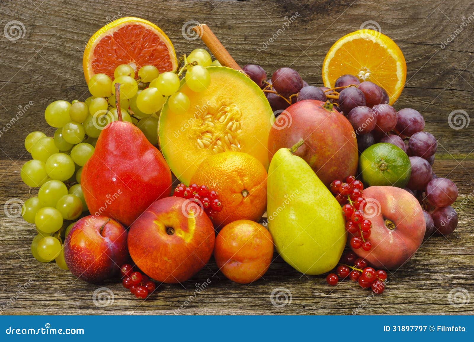 Fresh mixed fruits stock image. Image of tropical, diet - 31897797