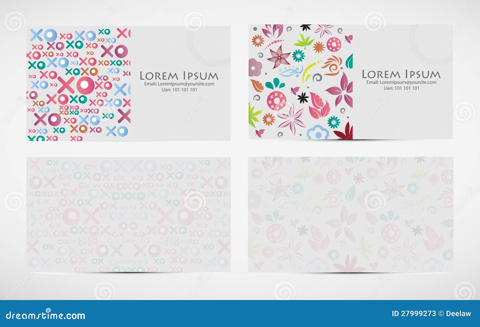 Visiting Card Zentangle Style. Cutaway Zen Tangle Floral Pattern ...