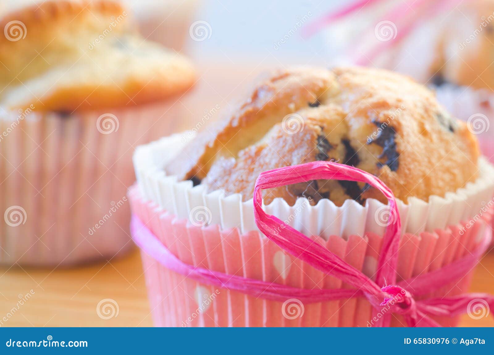 Fresh muffins stock photo. Image of dessert, delicious - 65830976