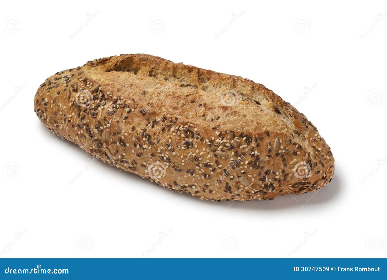 Fresh multi grain bread stock image. Image of studio - 30747509