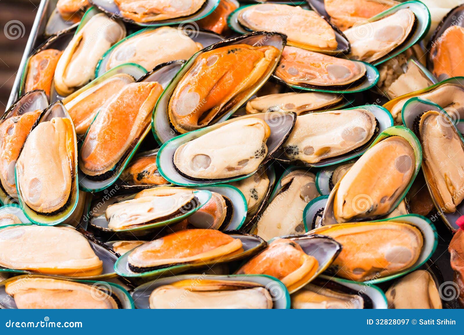 Fresh mussels stock image. Image of gourmet, shellfish - 32828097