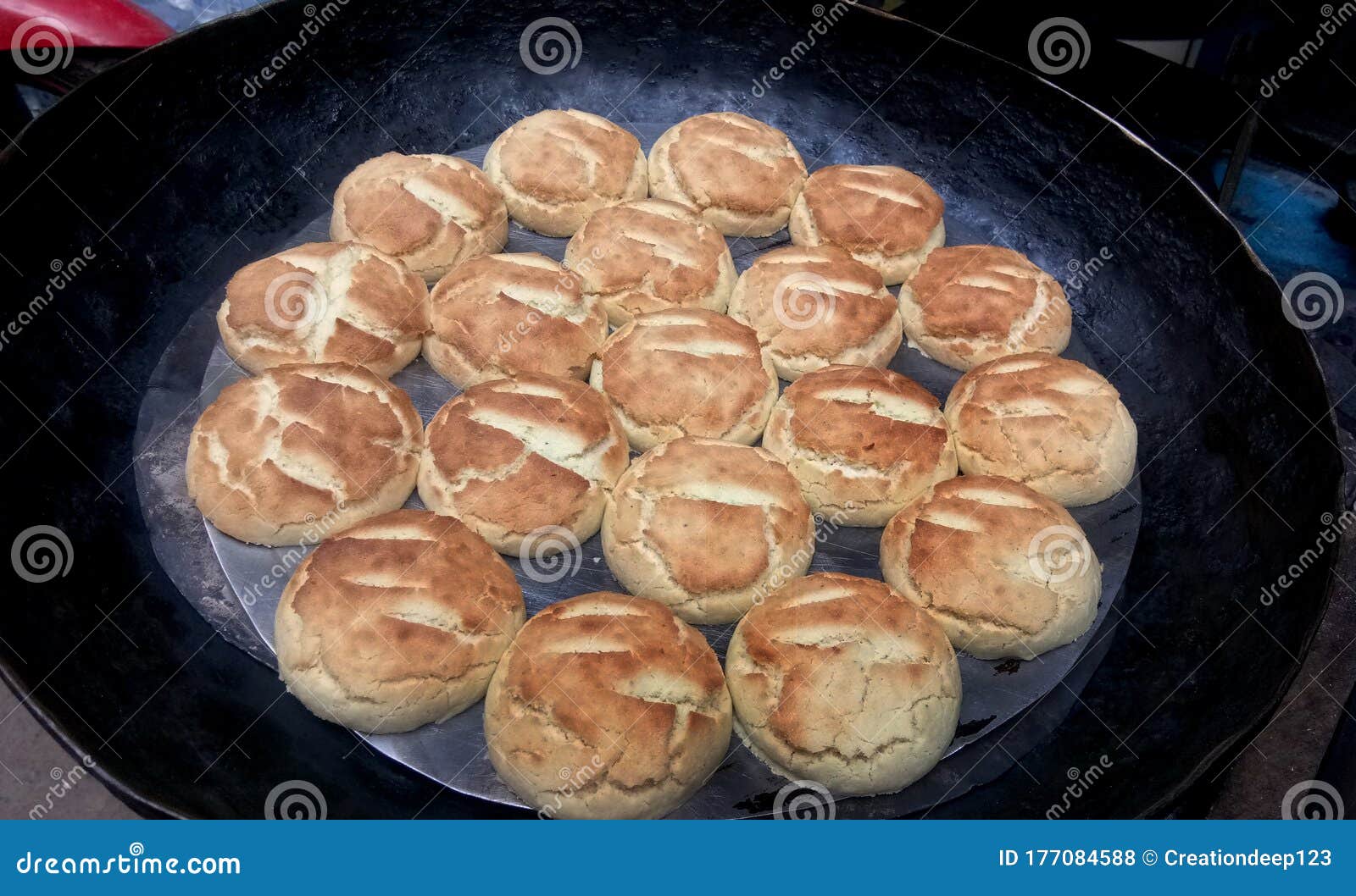 Fresh Nan Khatai in Bekery stock photo. Image of baked - 177084588