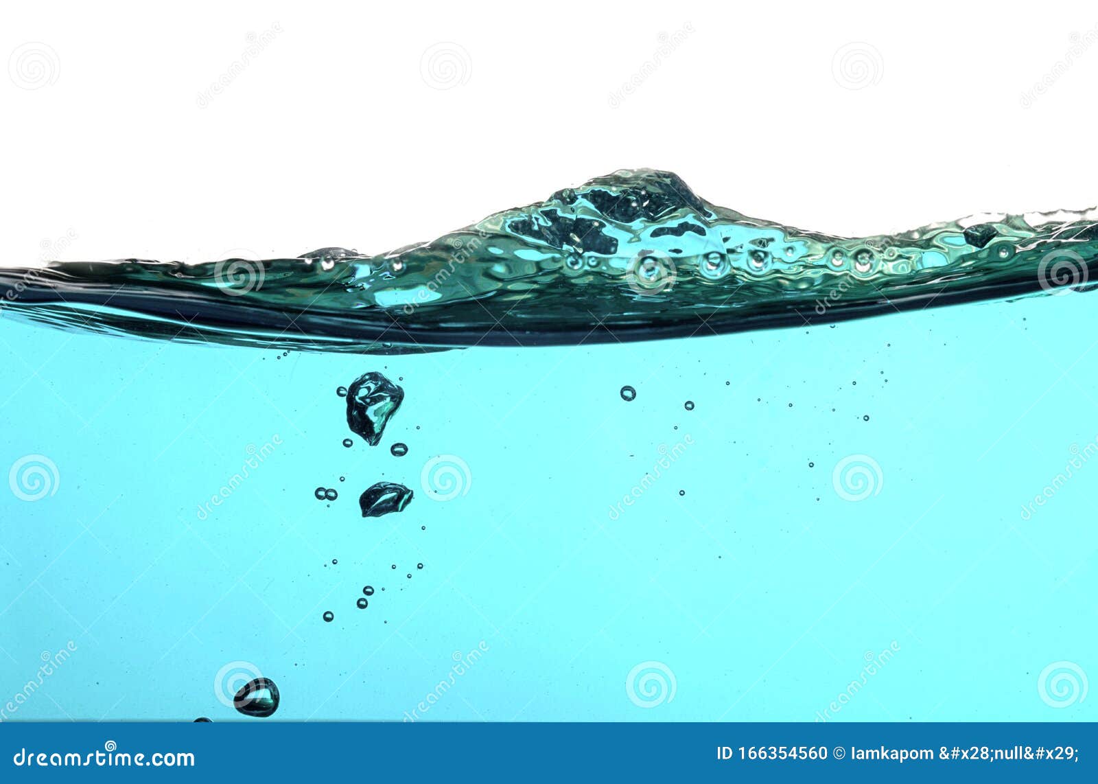 Fresh Natural Drink Water Splash and Water Wave Stock Photo - Image of ...