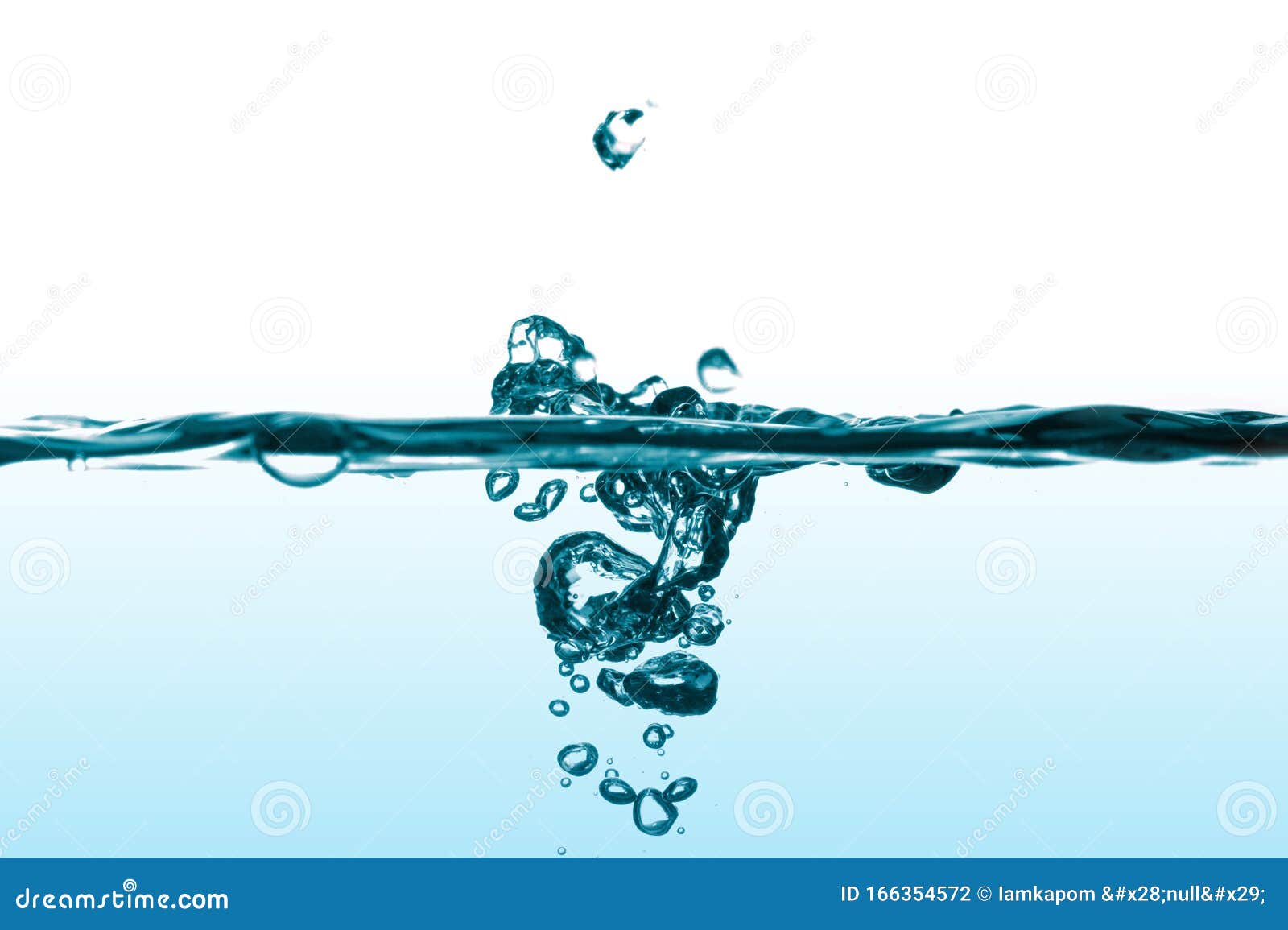 Fresh Natural Drink Water Splash and Water Wave Stock Photo - Image of ...