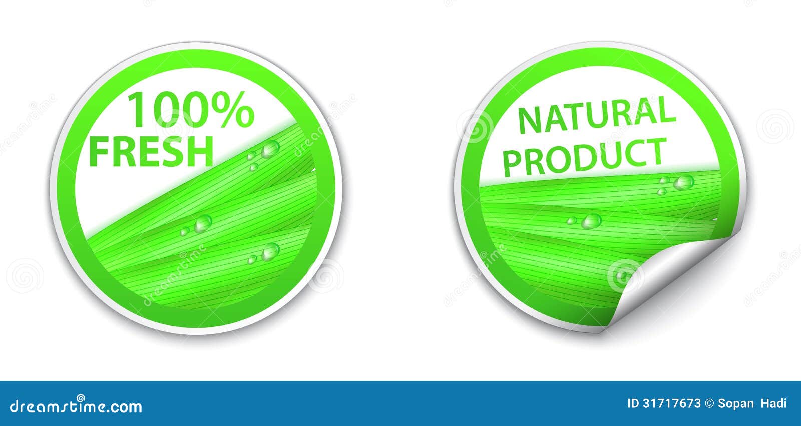 Fresh Natural Labels and Stickers Stock Vector - Illustration of life ...